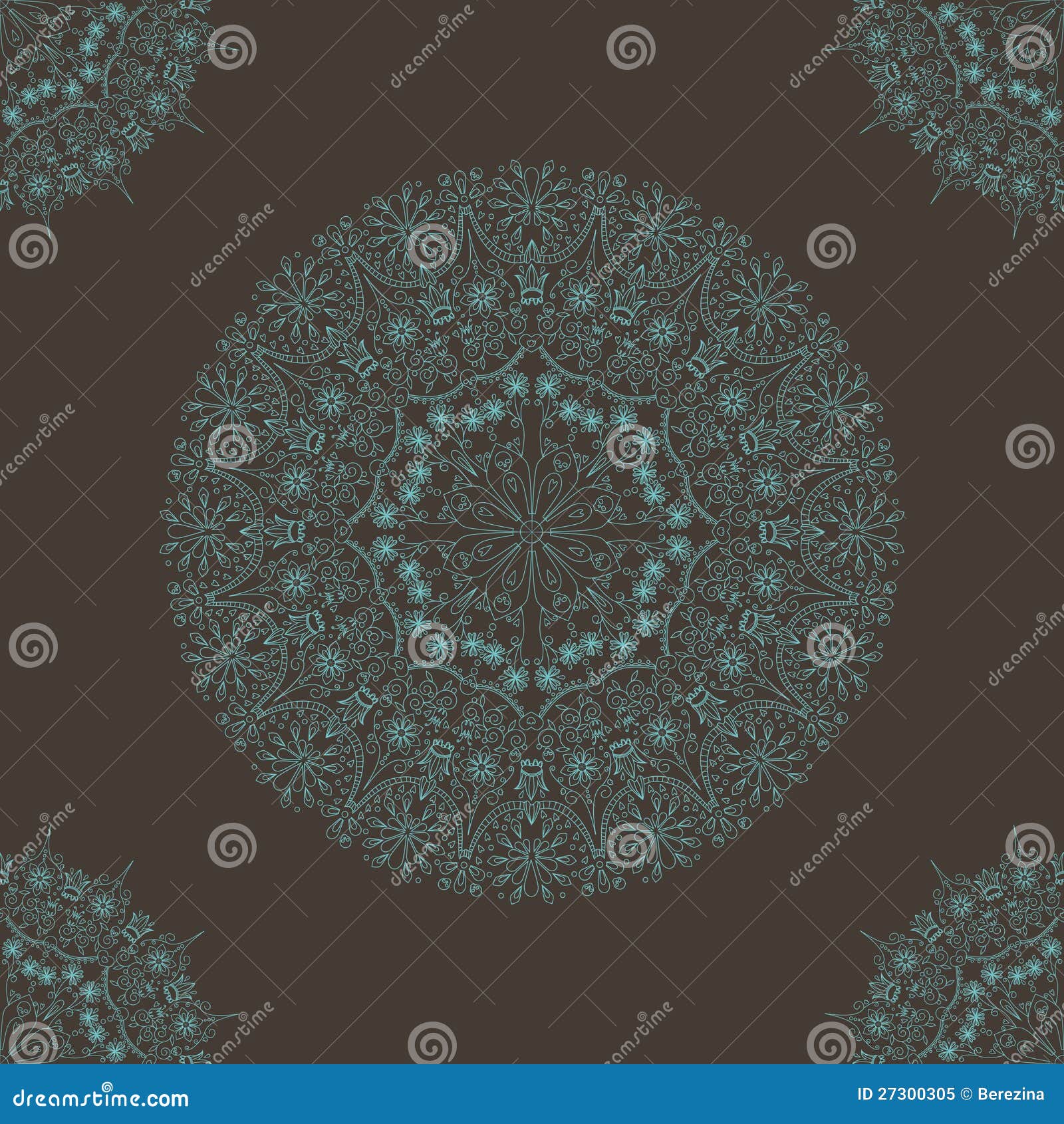 Ornamental pattern stock vector. Illustration of simple - 27300305
