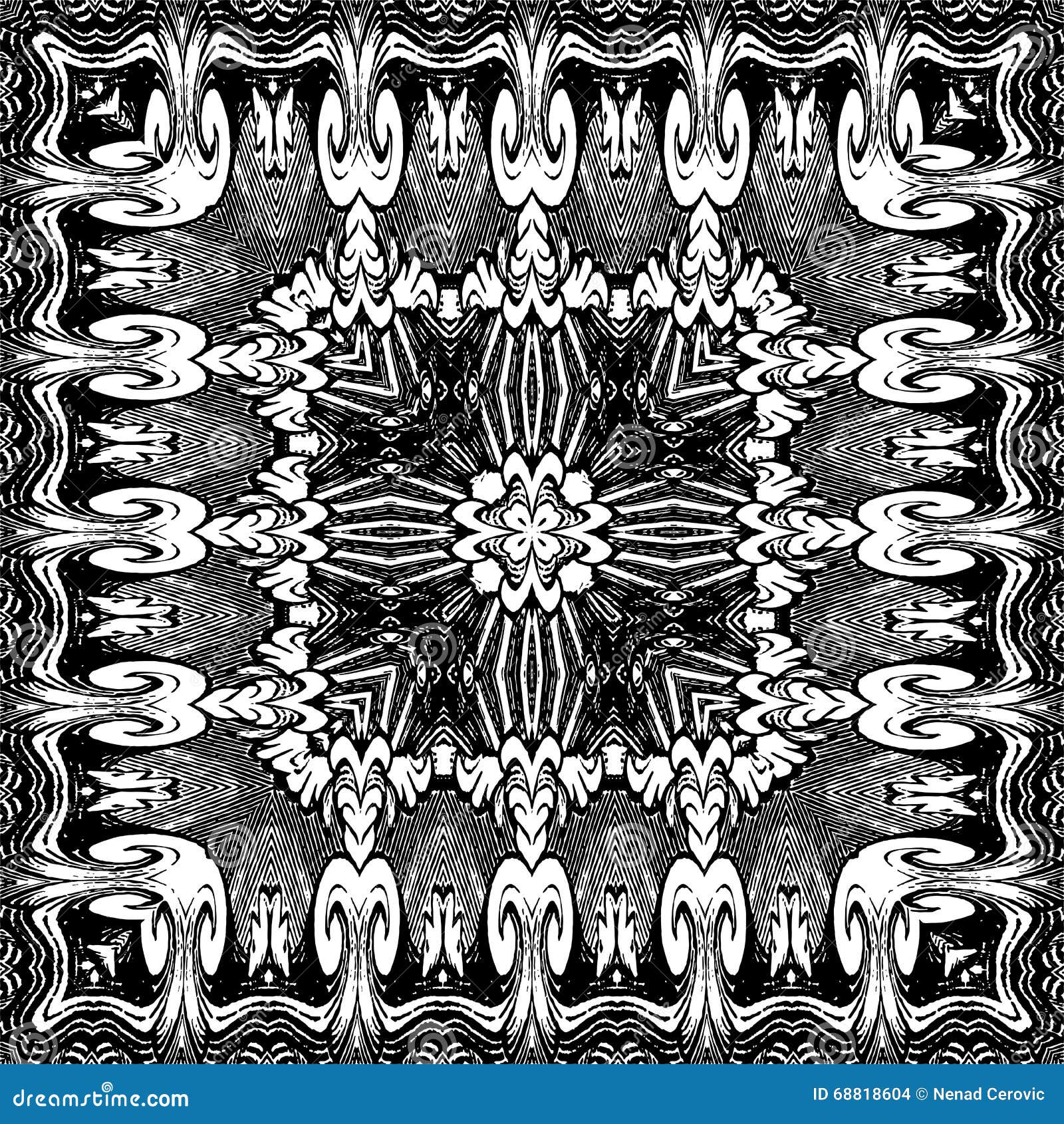 Ornamental Pattern Background Vector Stock Vector - Illustration of ...