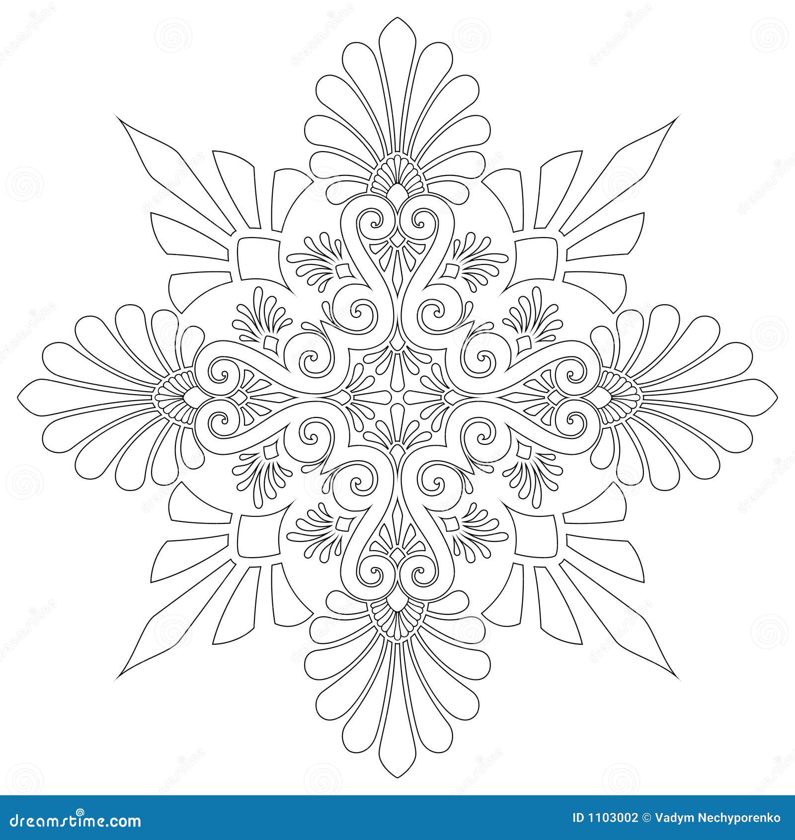 Ornamental pattern vector stock vector. Illustration of rule - 1103002