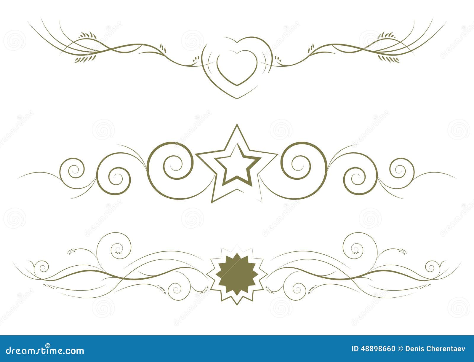 Ornamental Rule Lines Vector Illustration | CartoonDealer.com #40011872