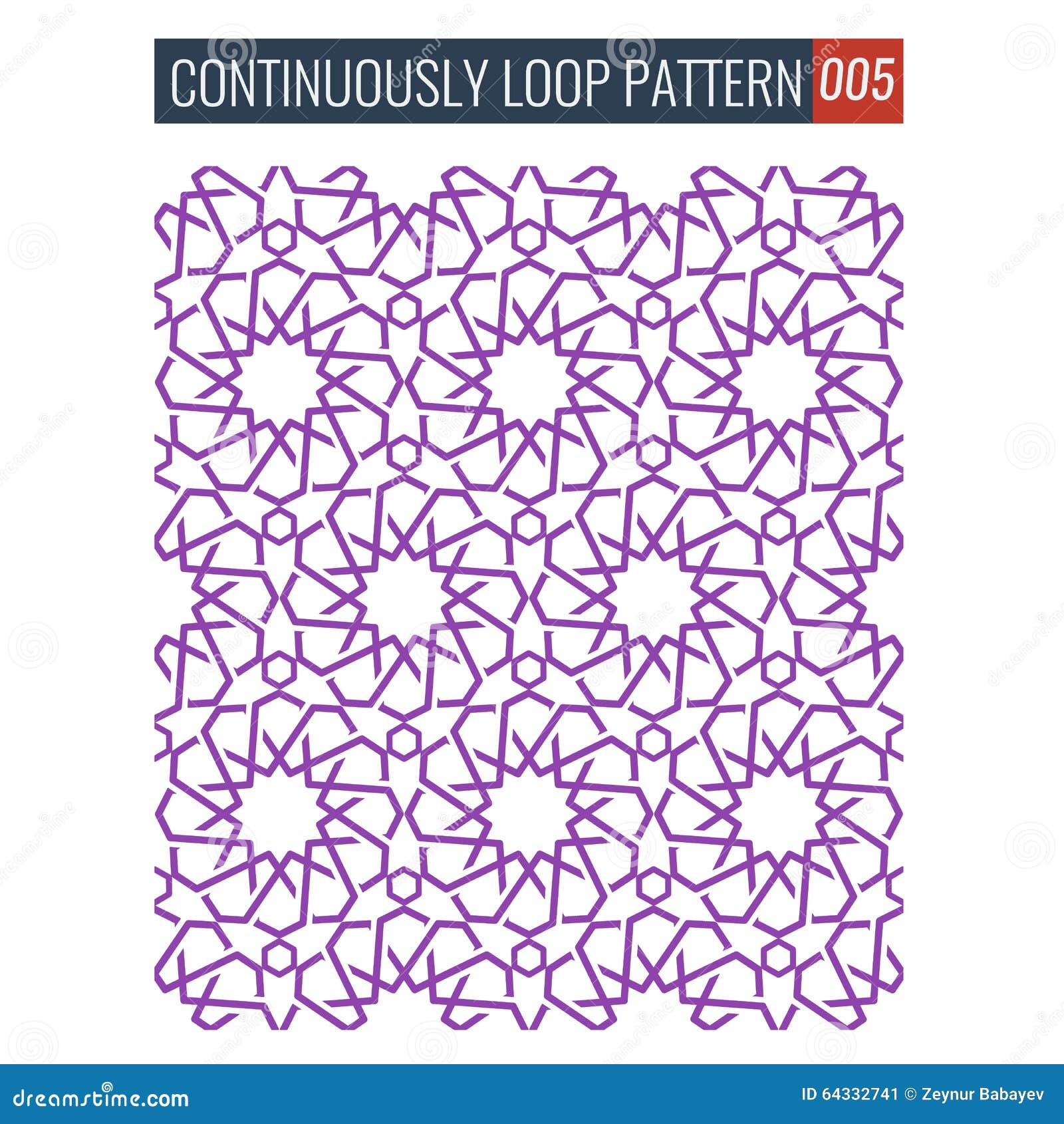Ornamental Seamless Loop Arabic or Islamic Geometric Pattern Tiles ...