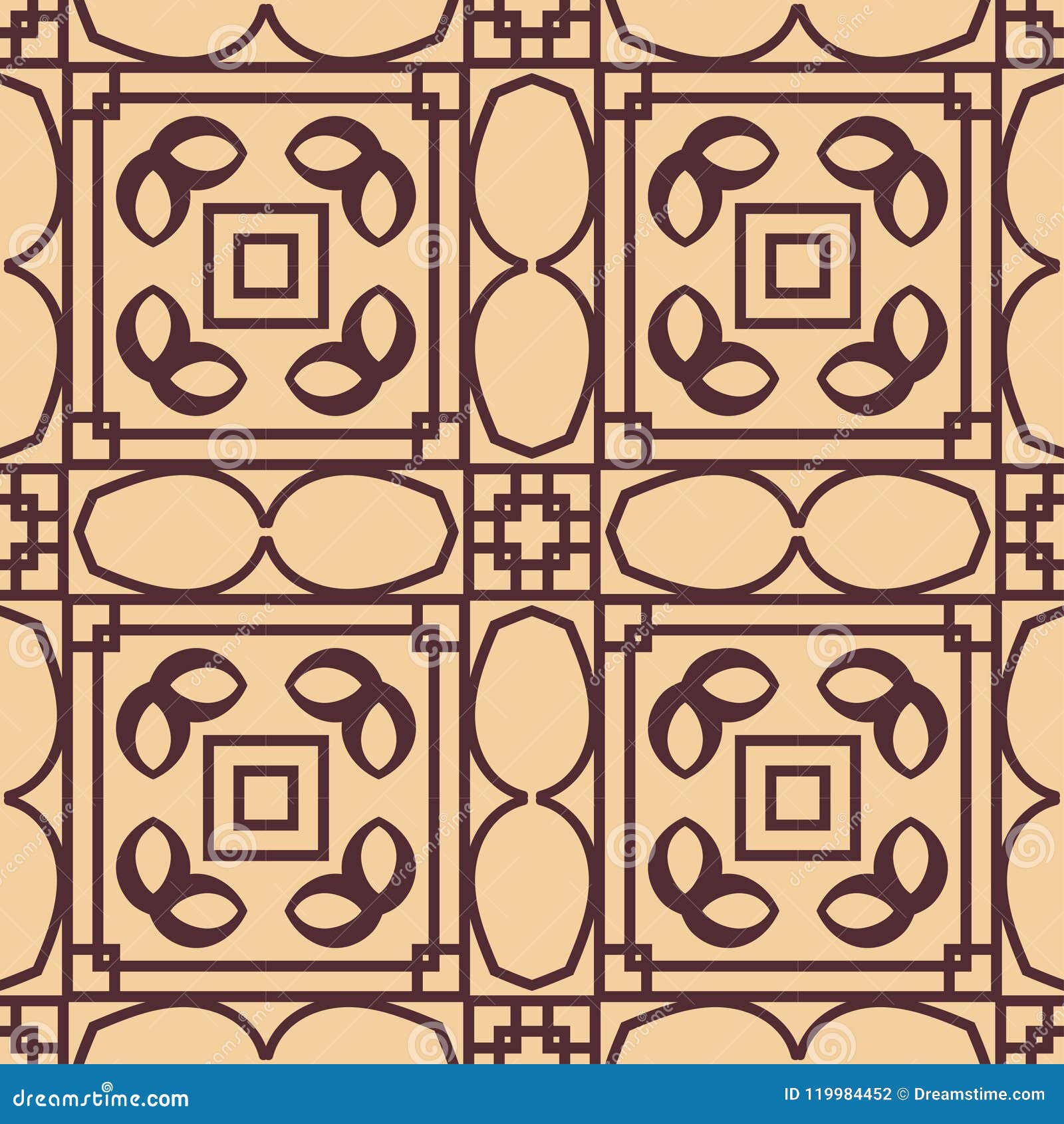 Ornamental Seamless Pattern Stock Vector - Illustration of ornamental ...