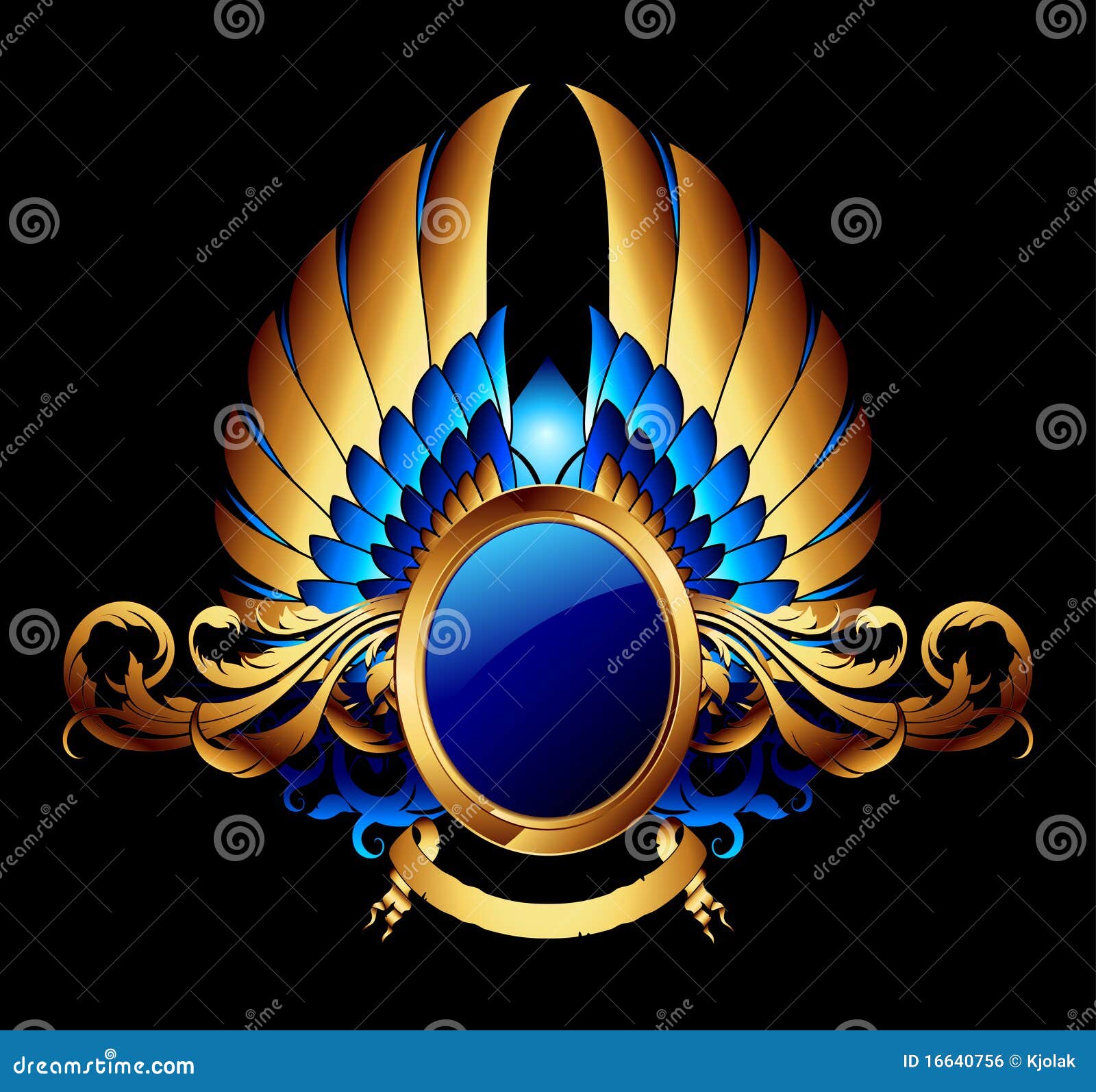 Ornamental shield stock vector. Illustration of ornate - 16640756