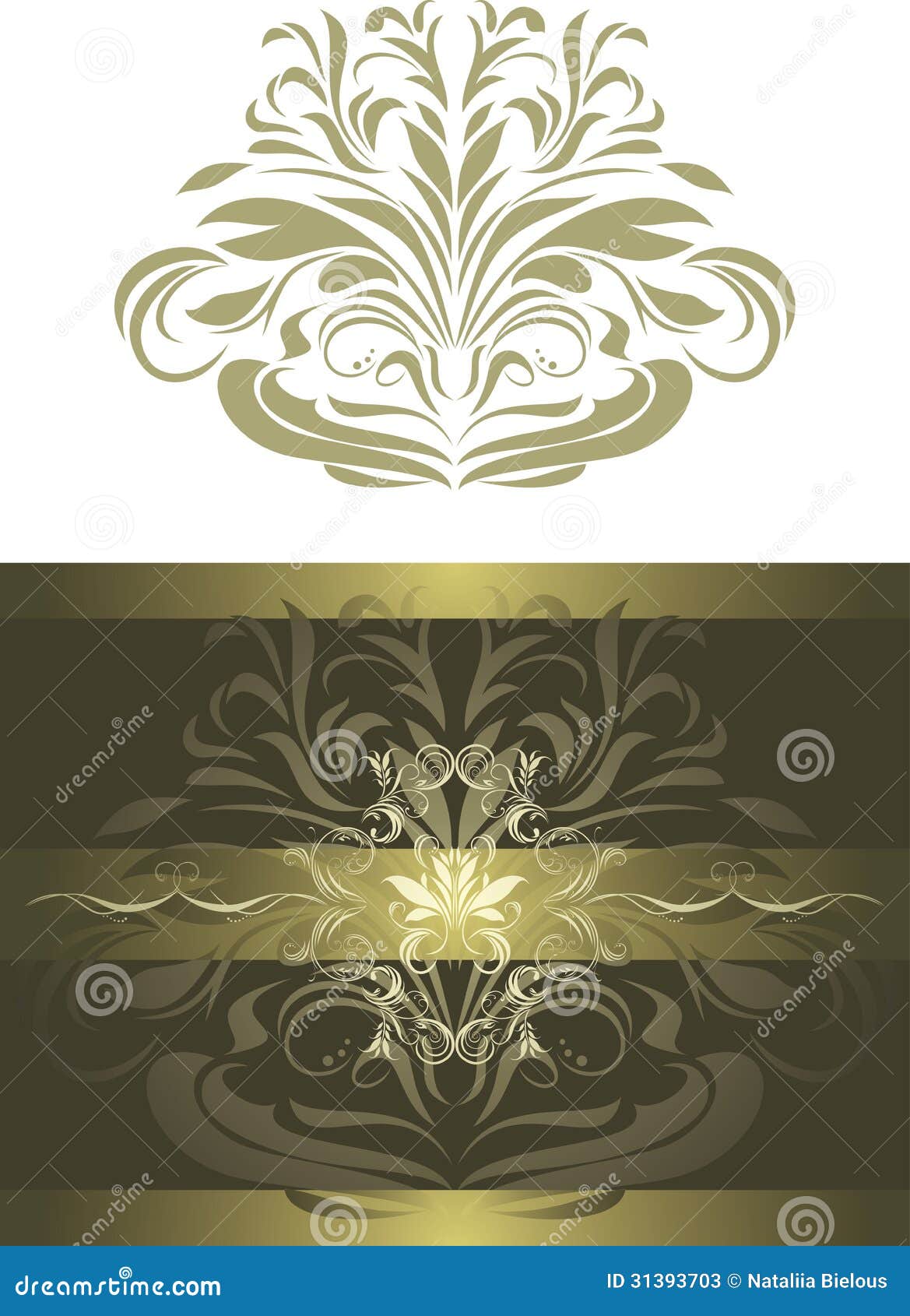 Ornamental Shining Element for Design Stock Vector - Illustration of ...