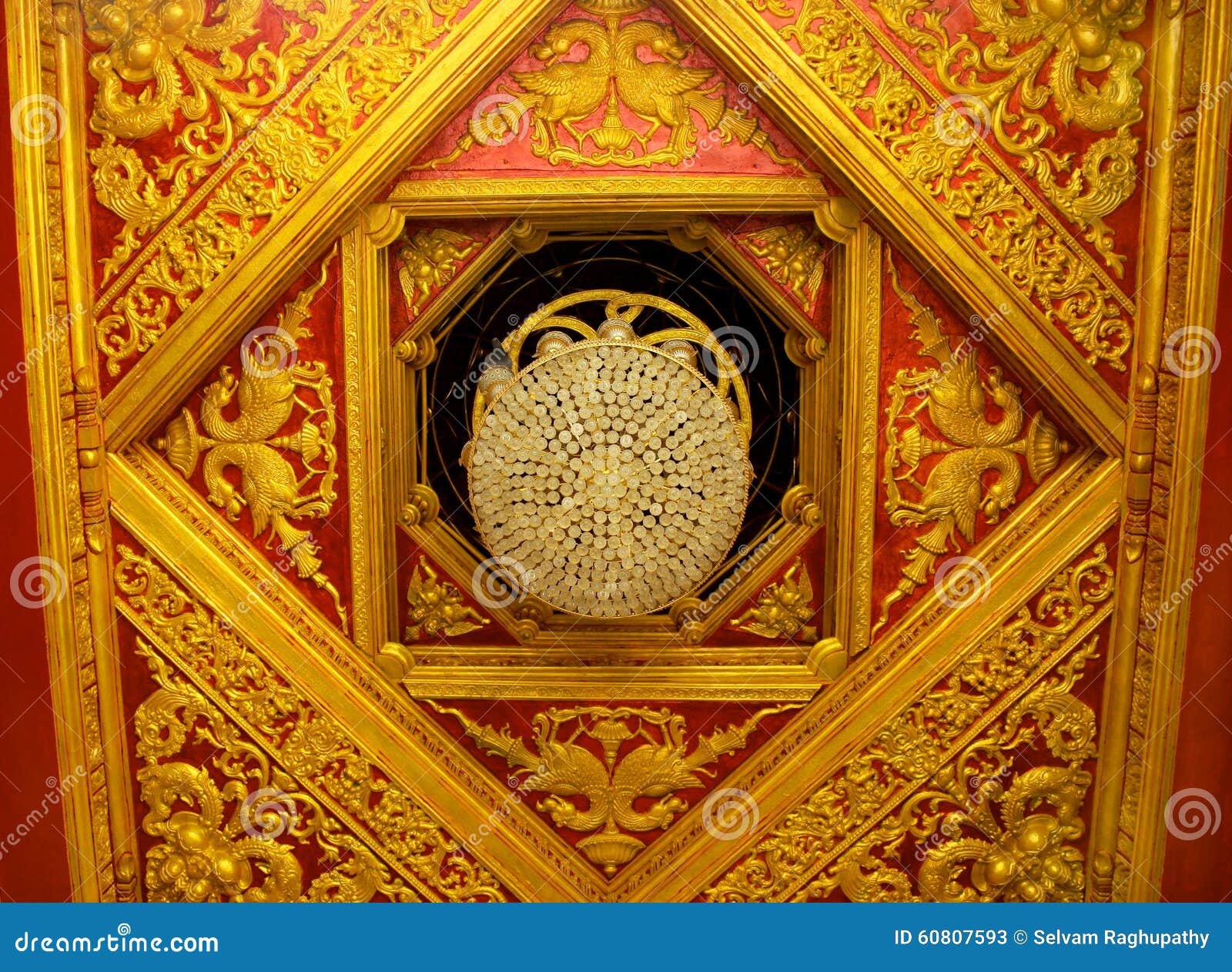 Ornamental temple ceiling stock image. Image of ceiling - 60807593