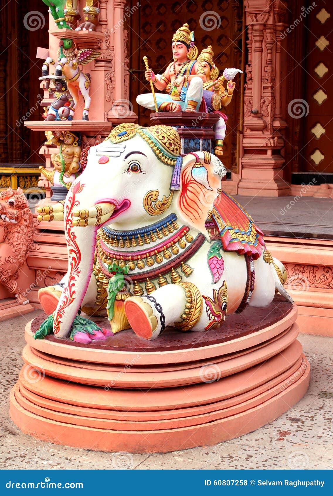 Ornamental temple statue stock photo. Image of religion - 60807258