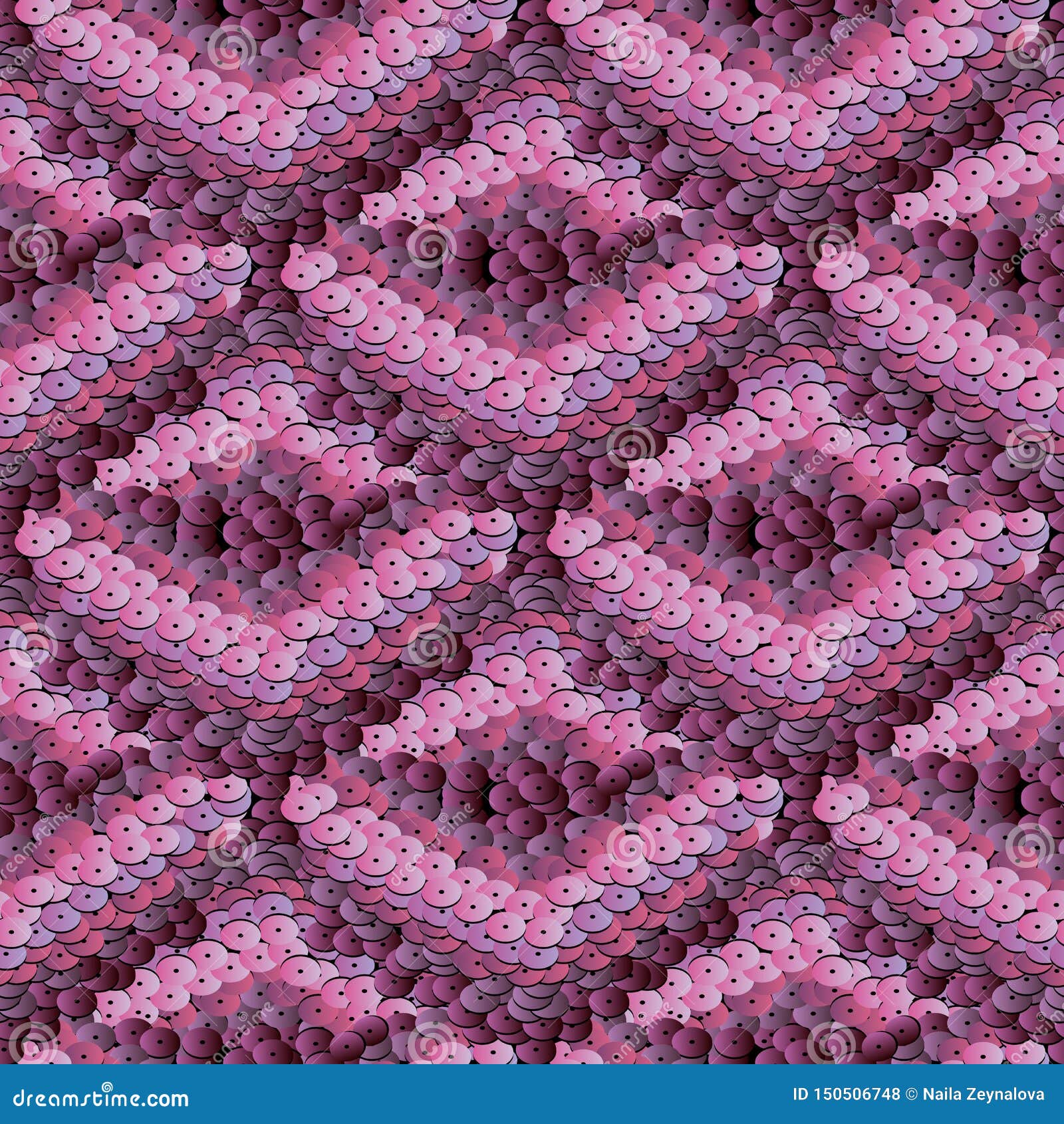 Ornamental Textured 3d Vector Seamless Pattern. Geometric Pink Violet ...