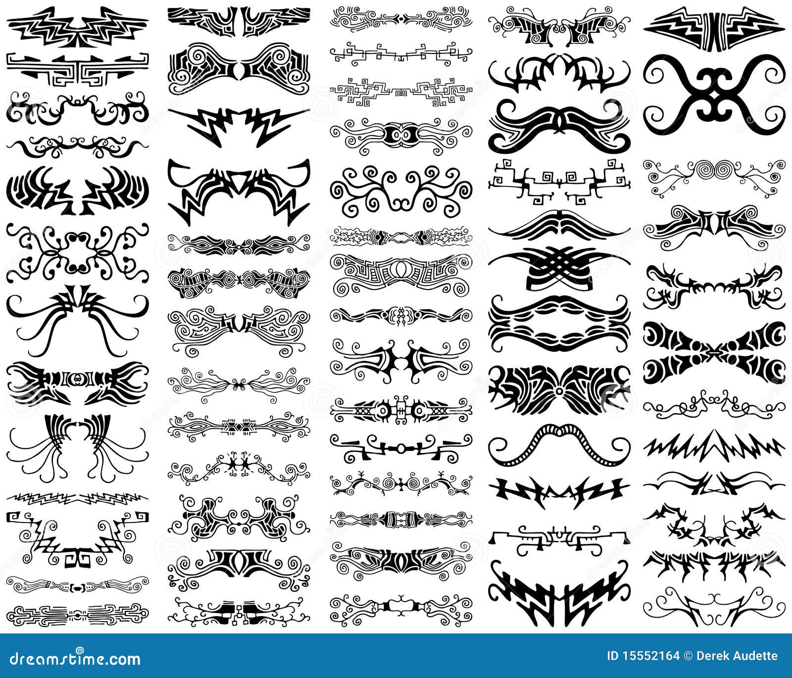 Ornamental Vector Design Elements Collection Stock Vector ...