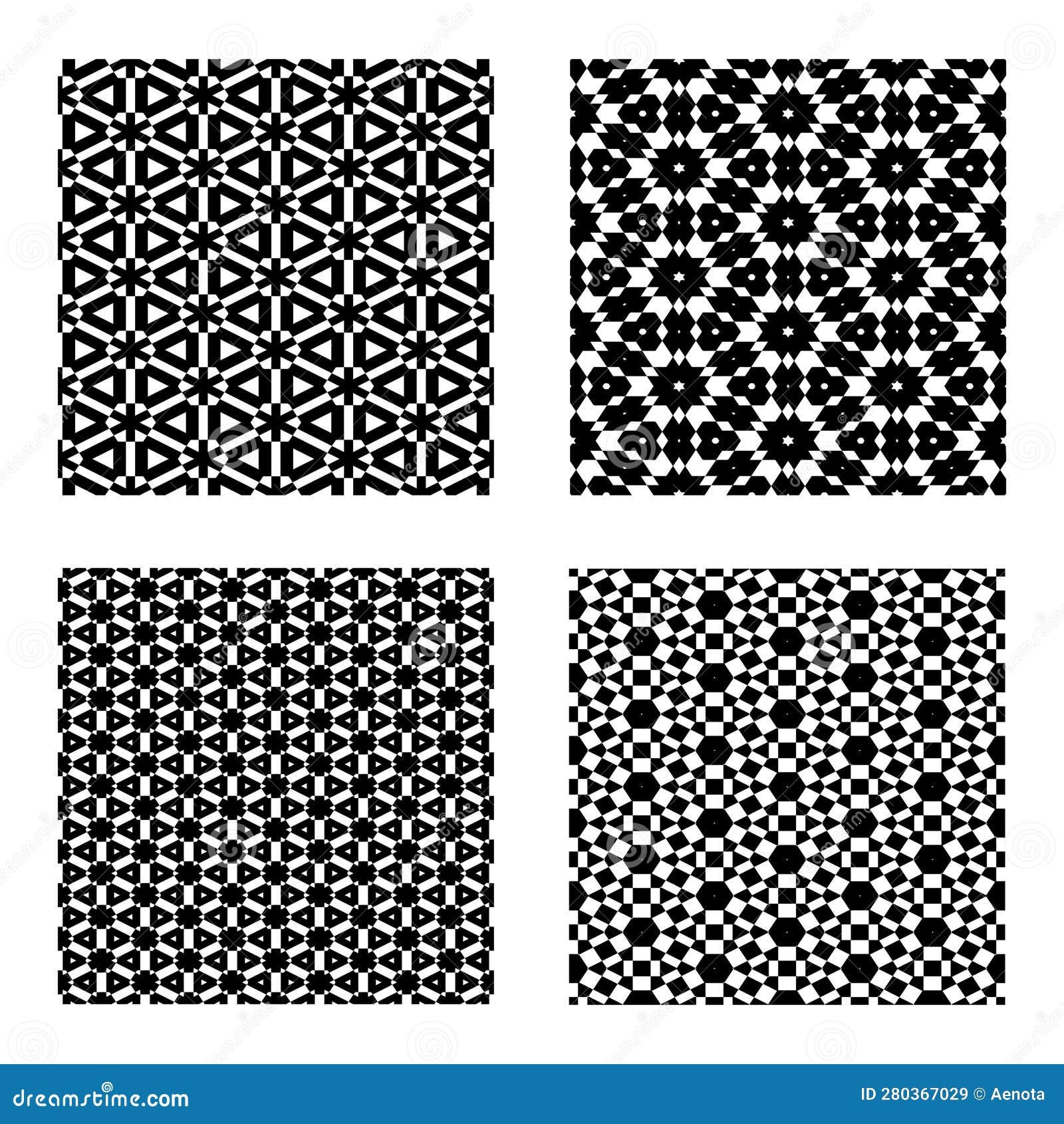 Ornamental Vector Repeating Backgrounds Stock Vector - Illustration of ...