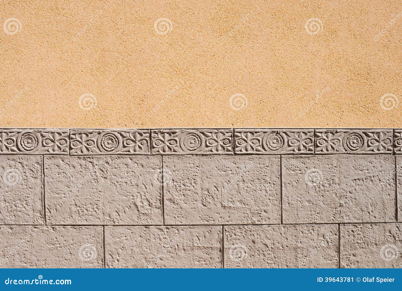 Ornamental Wall Cladding Background Stock Image - Image of plaster ...