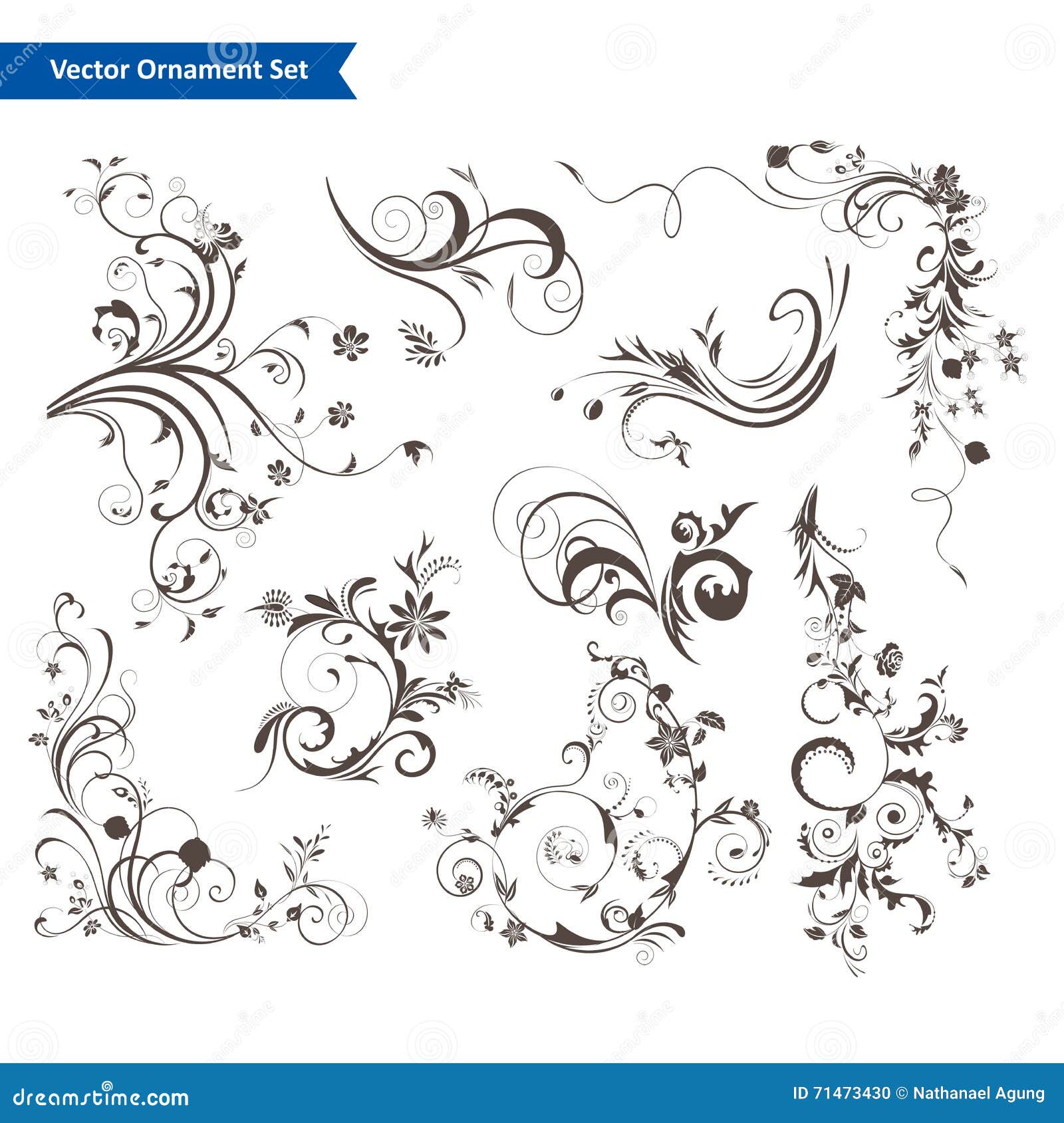 Ornamenten Vectorillustratie Vector Illustratie - Illustration of kaart ...