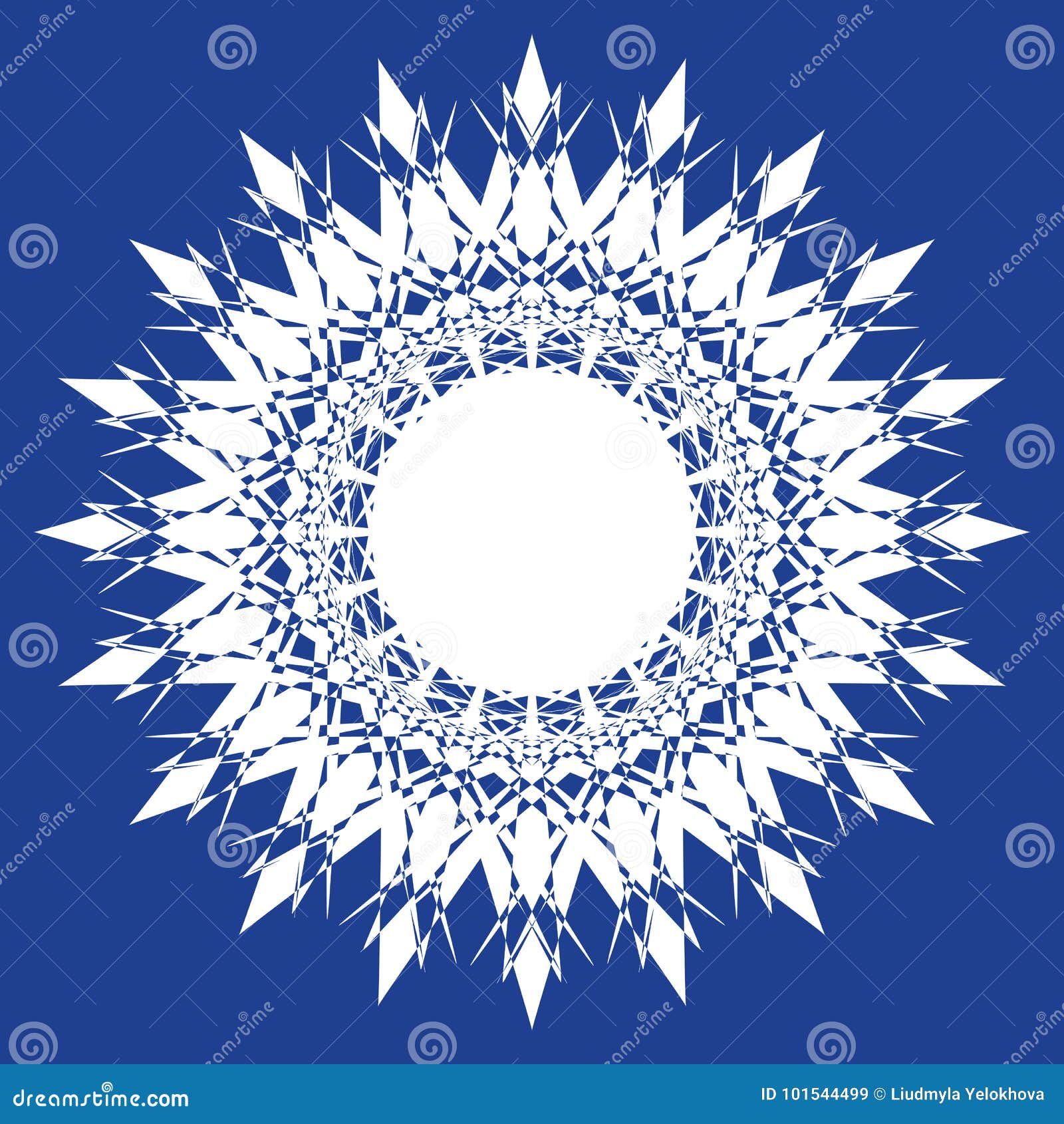 Ornamento Redondo Del Vector Ilustración del Vector - Ilustración de ...