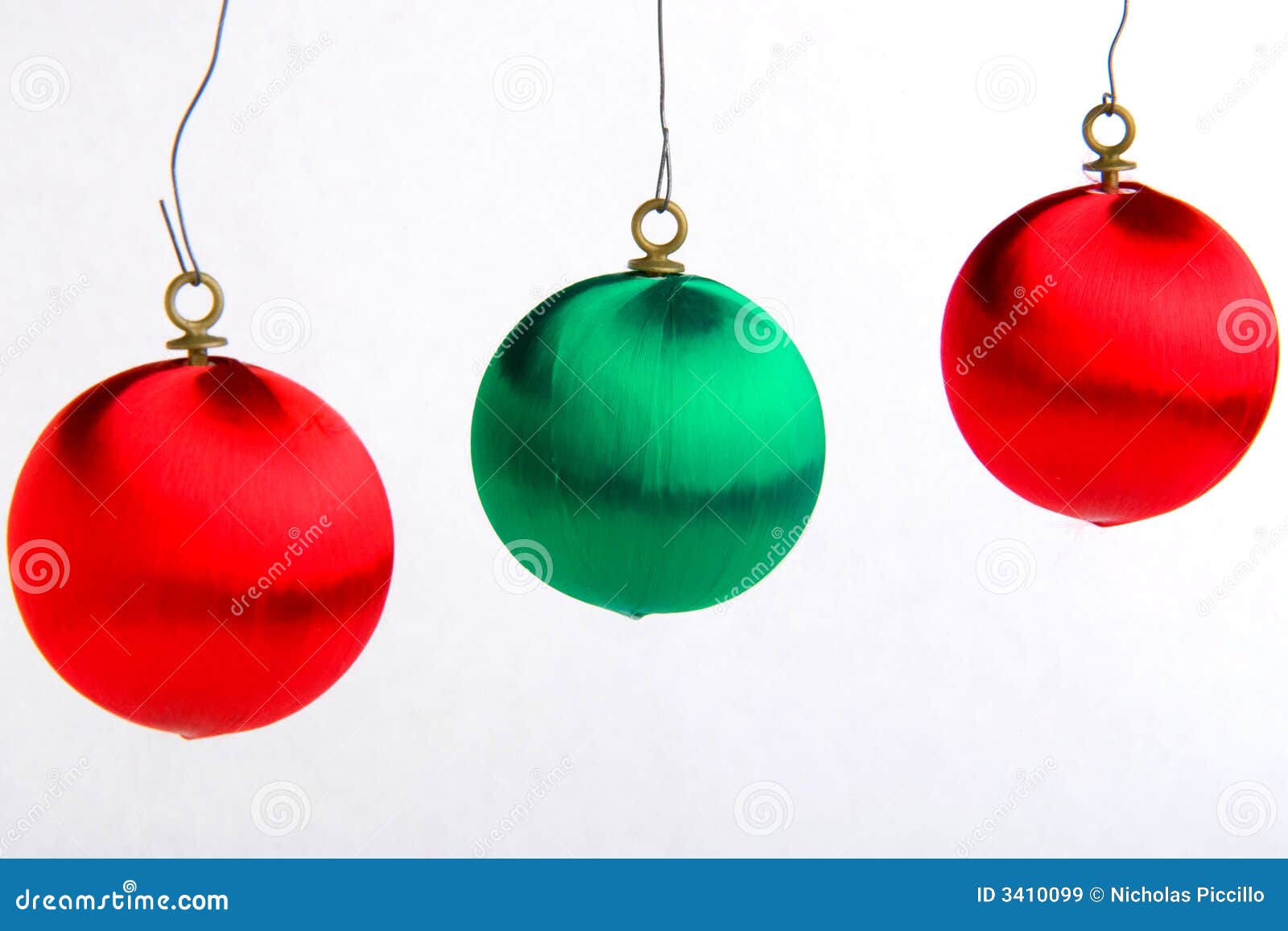 Ornamentos Del Bulbo De La Navidad Imagen de archivo - Imagen de ...