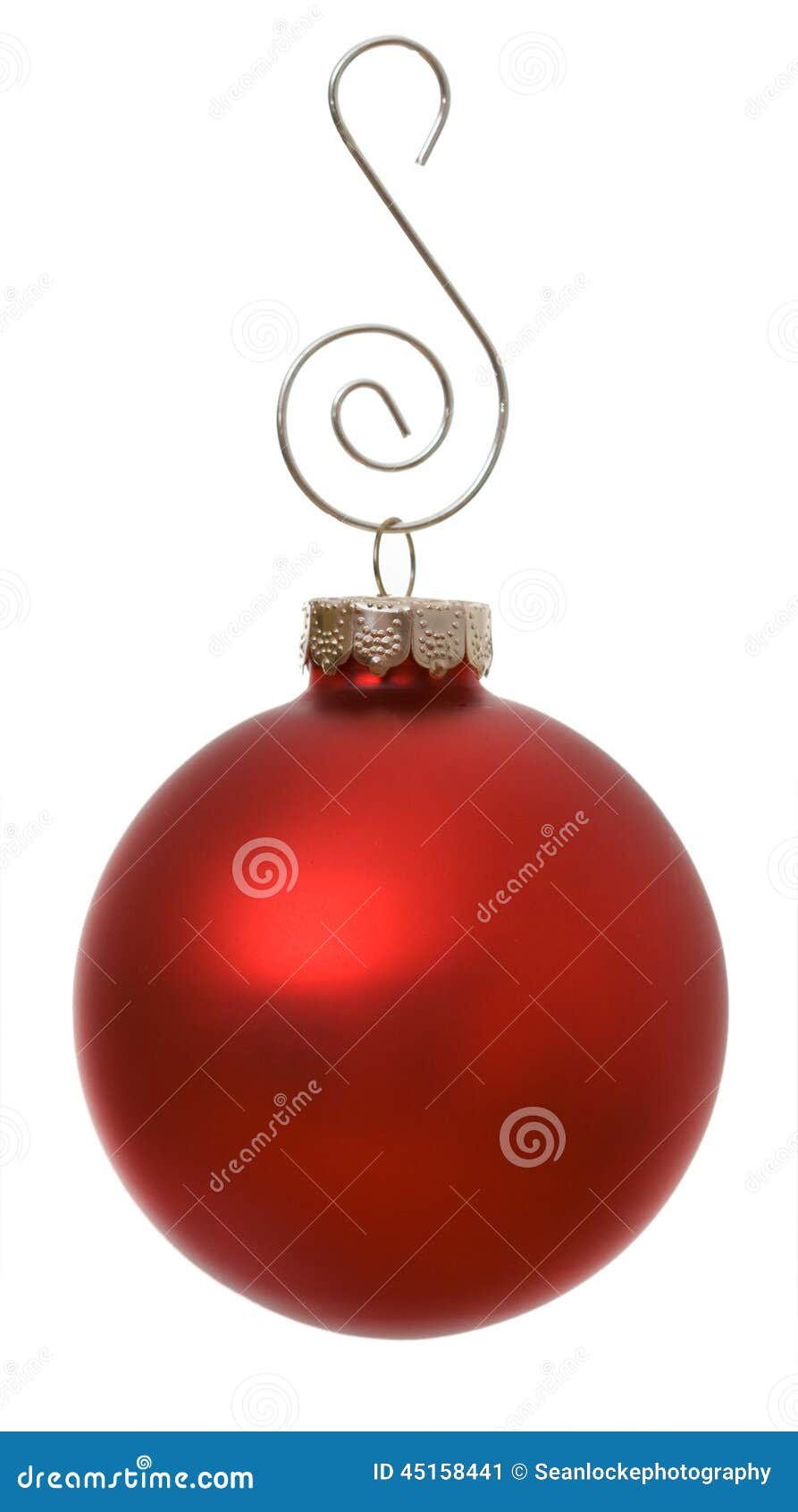 Ornaments: Single Christmas Ornament Stock Image - Image of isolated ...