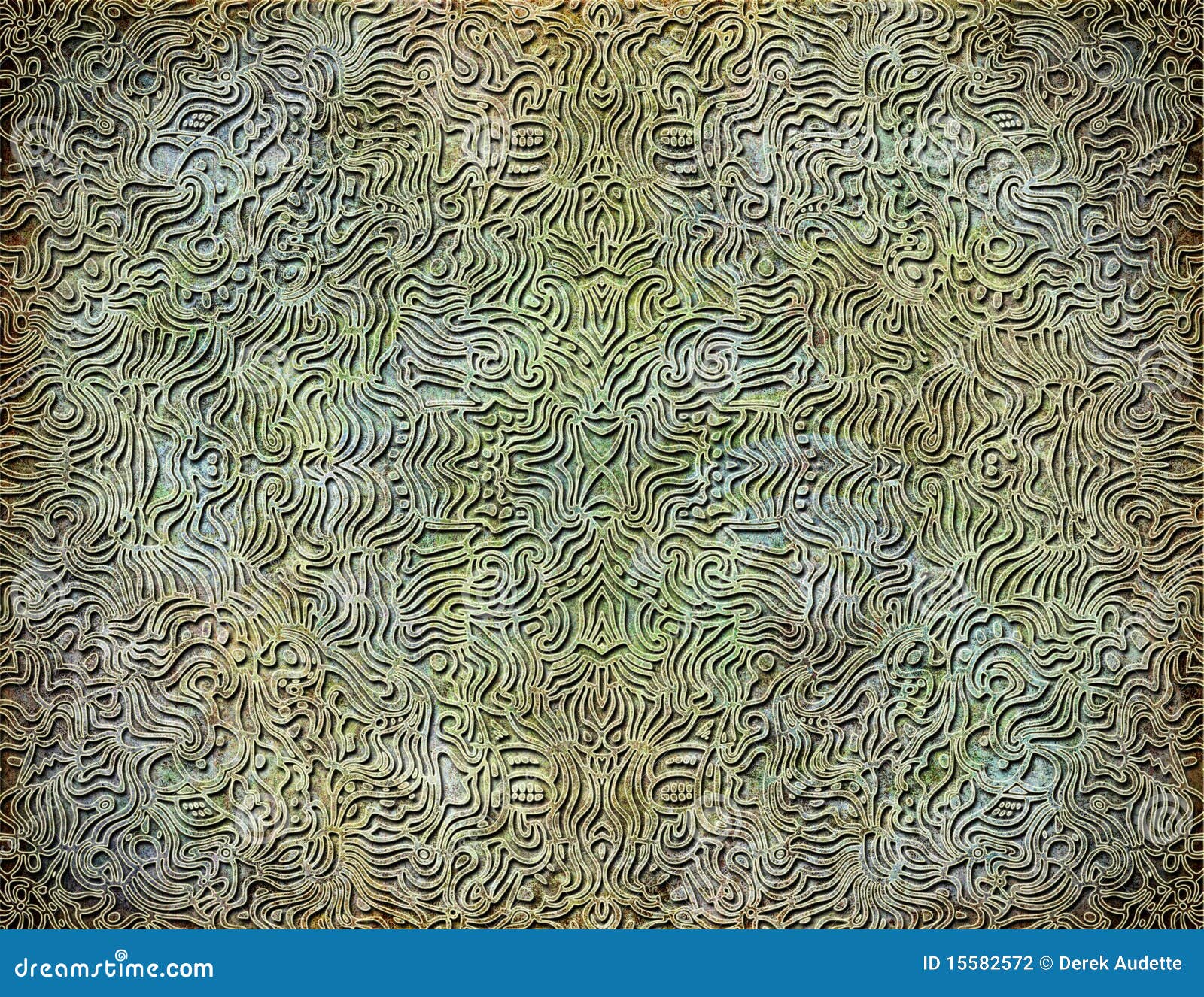 Ornate Background Abstract Art Image Stock Illustration - Illustration ...