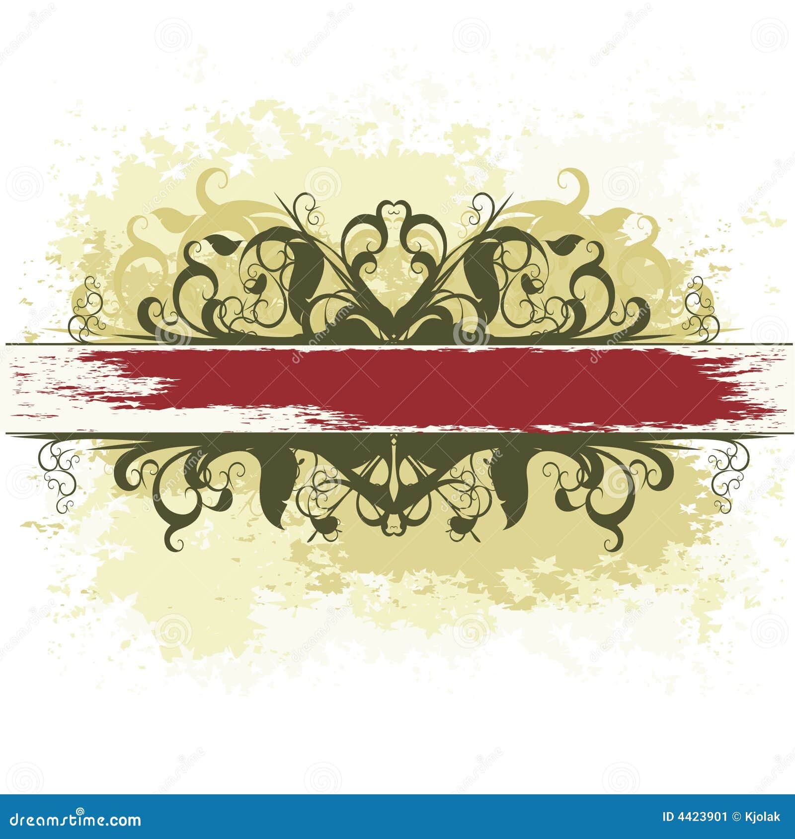 Ornate banner stock vector. Illustration of fashion, design - 4423901