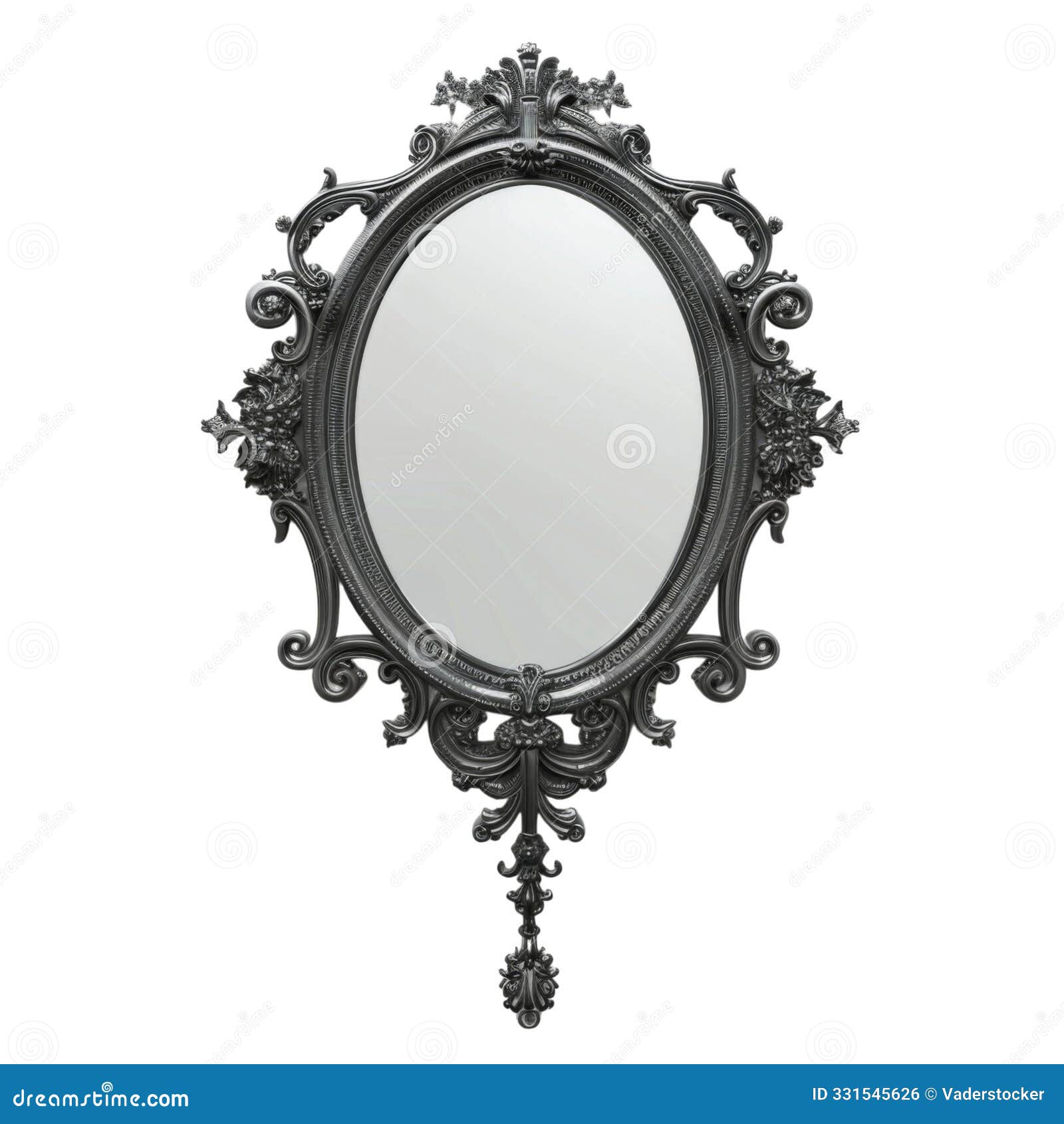 Black Mirror Space With Slippery Floor And A Row Of Lights, Computer ...