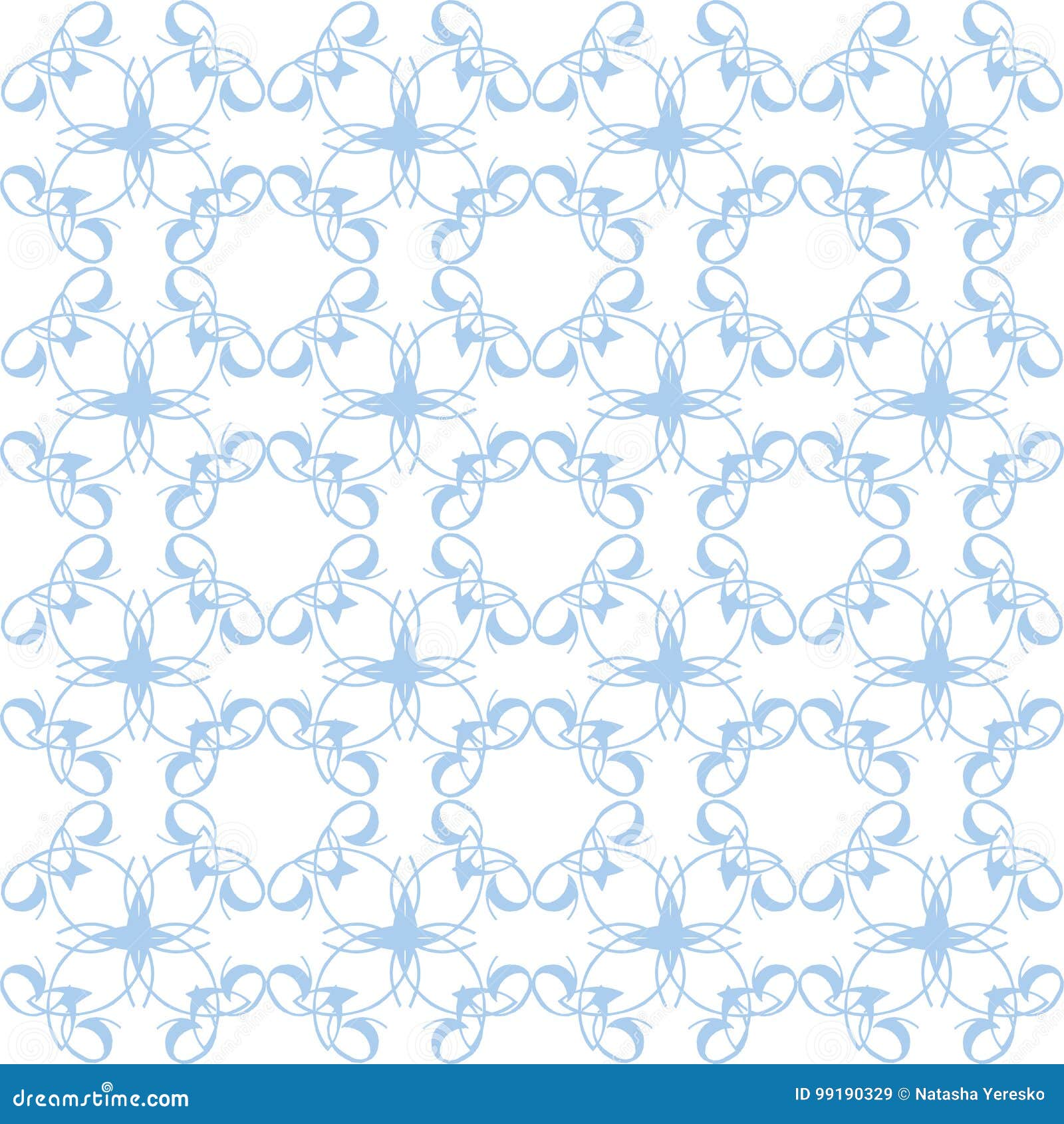 Ornate Blue Seamless Geometrical Patterns Decor for Wallpaper. E Stock ...