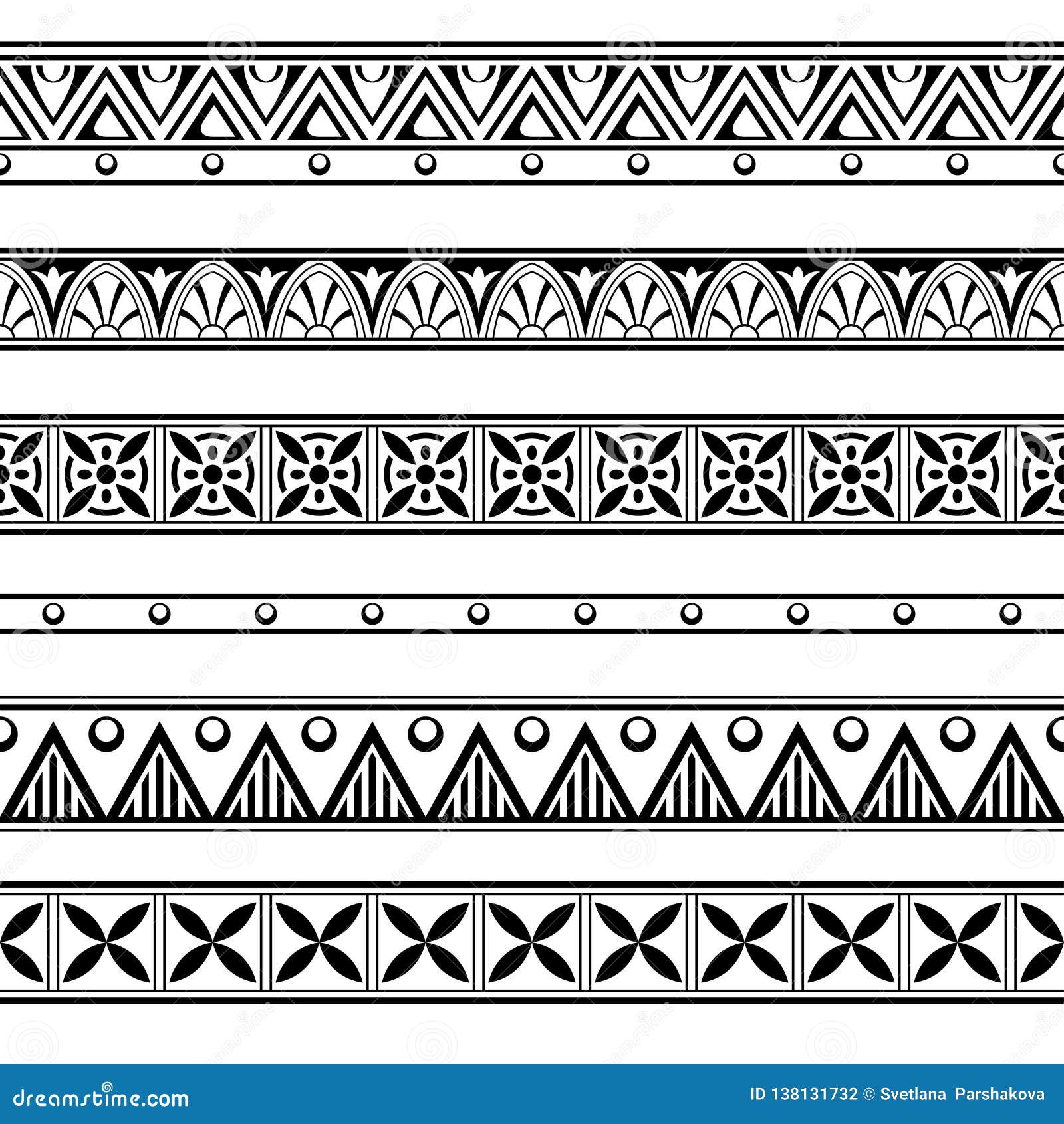 Ornate Borders. Retro Style Stock Vector - Illustration of retro ...