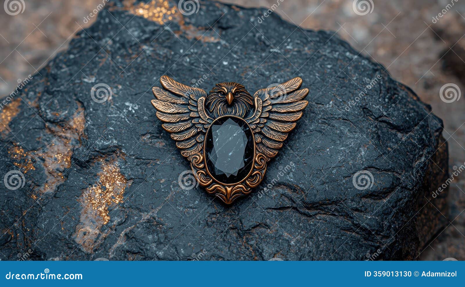 Eagle Brooch. Ancient Visigoth Image Of An Eagle. The Eagle Brooch Is ...