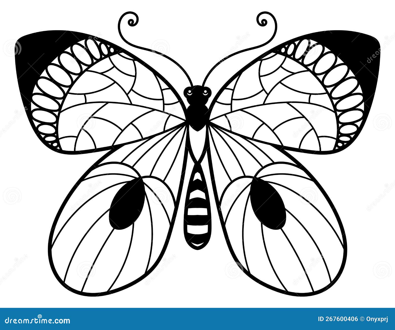 Black Moth Savanna Elven Wallpaper With 2d Mothman Illustration ...