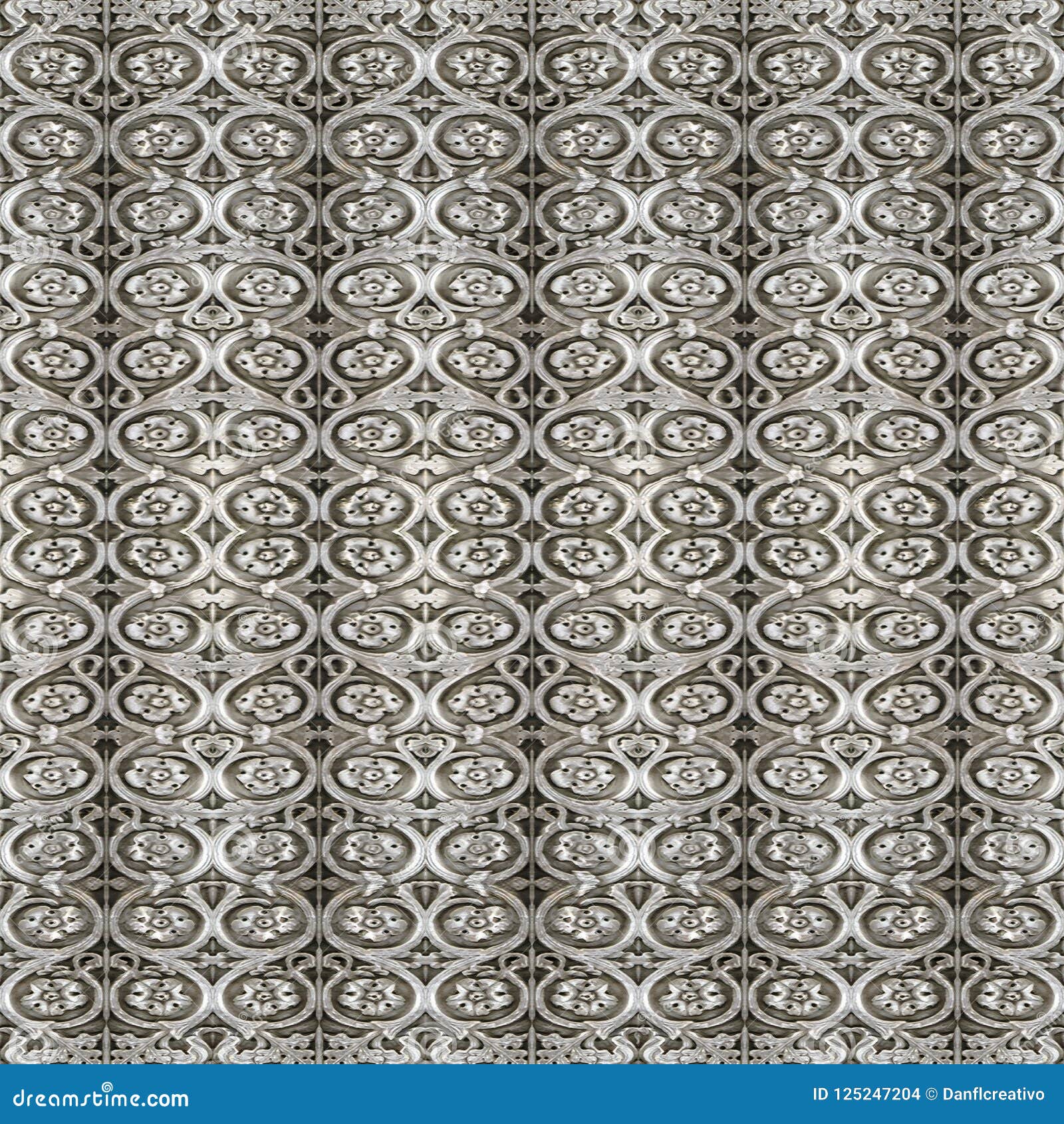 Ornate Carved Style Seamless Pattern Stock Photo - Image of abstract ...