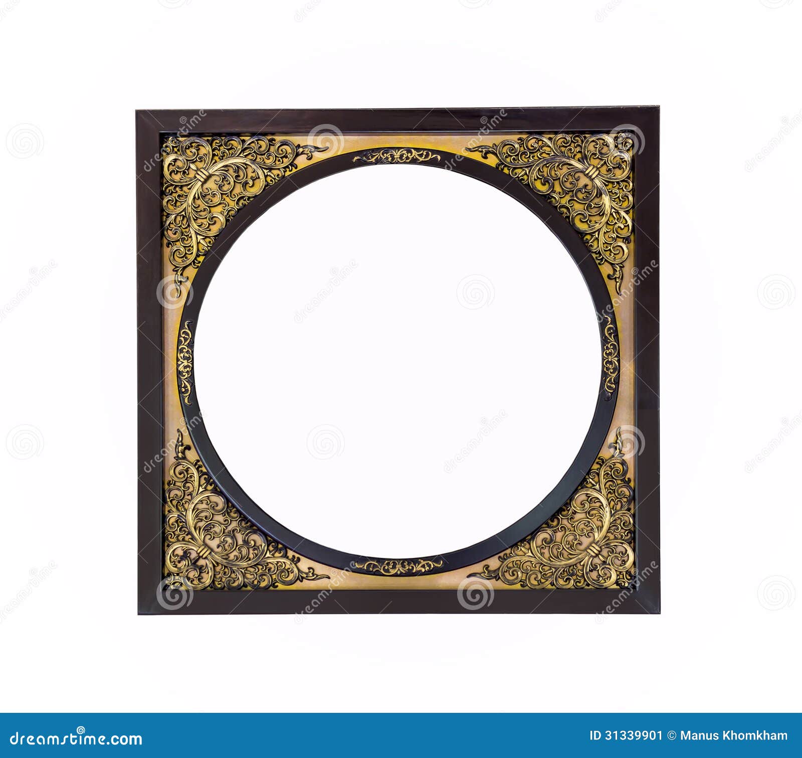 Ornate classical frame stock image. Image of gold, collection - 31339901