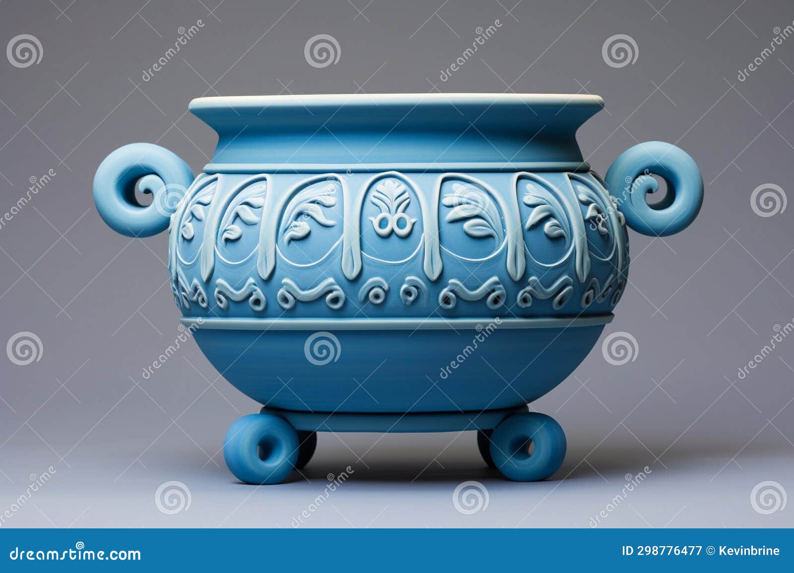Ornate Clay Pot stock illustration. Illustration of clay - 298776477