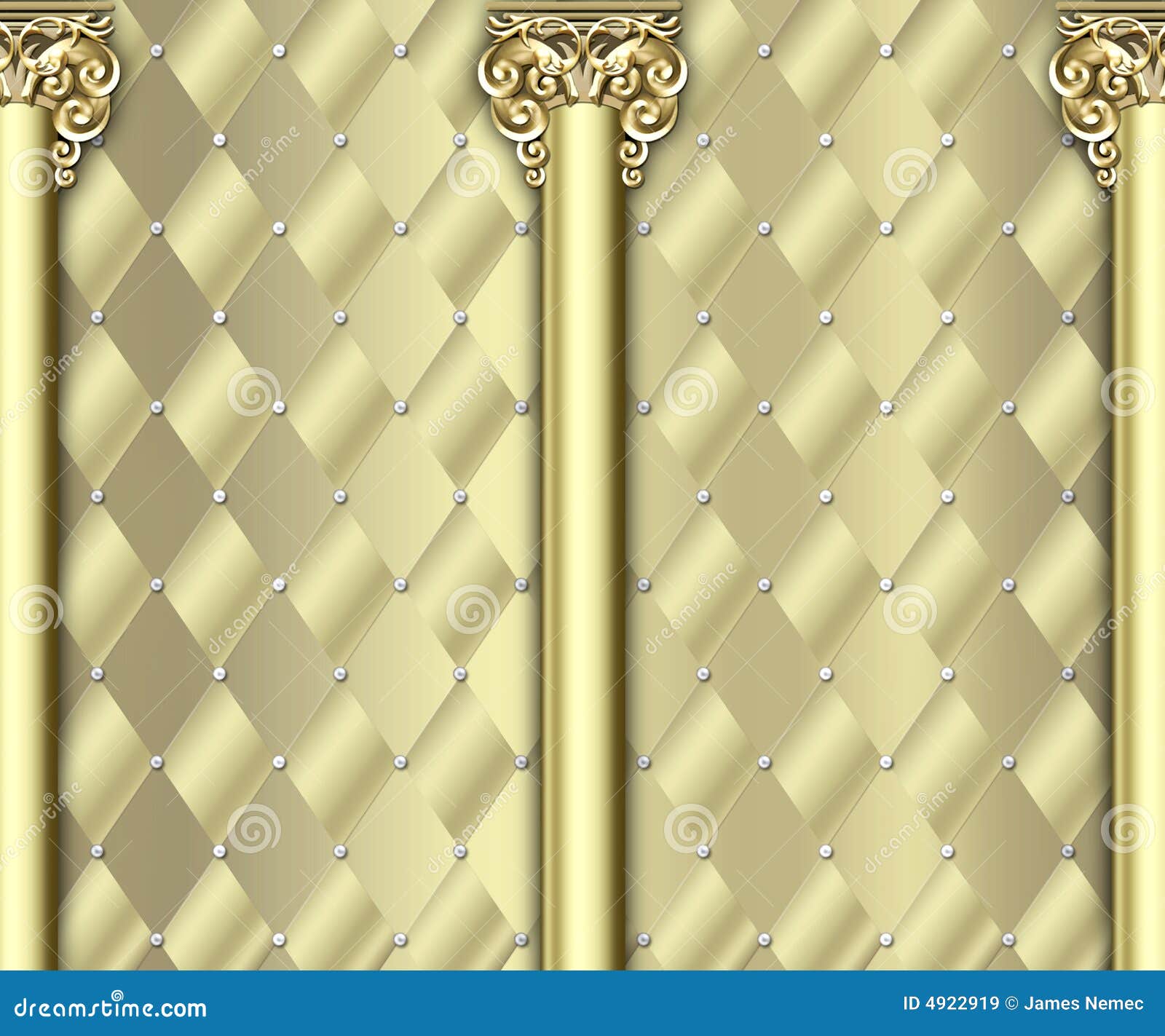 Ornate column background stock illustration. Illustration of decorative ...