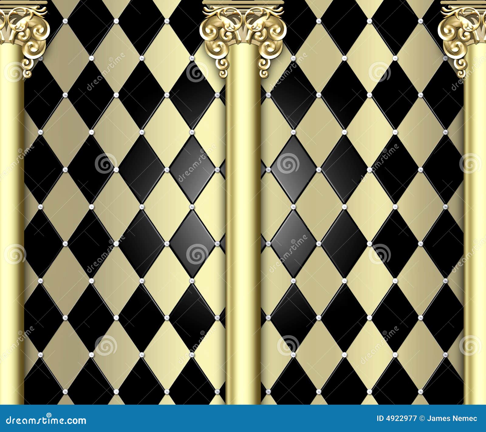 Ornate column background stock illustration. Illustration of historic ...