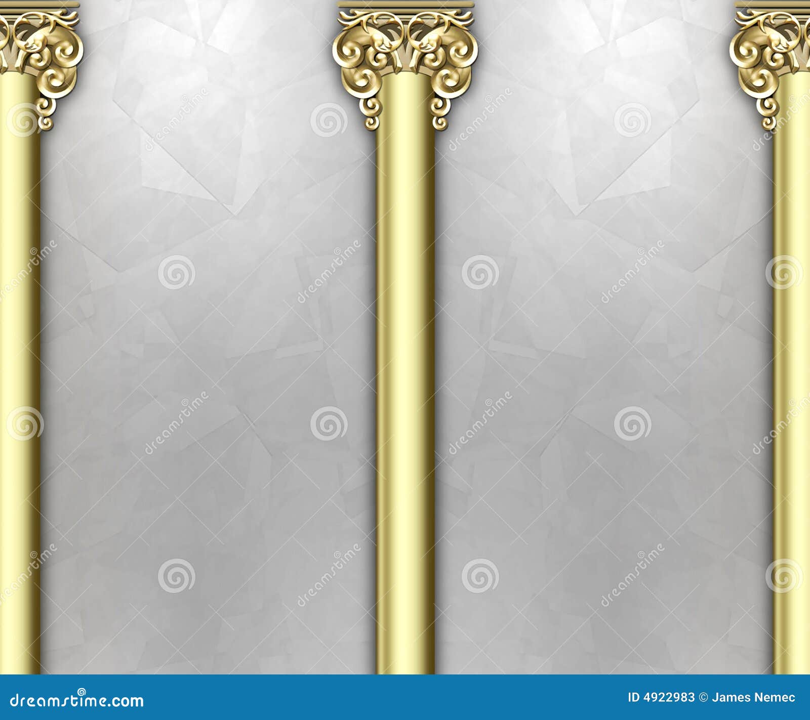 Ornate column background stock illustration. Illustration of luxurious ...