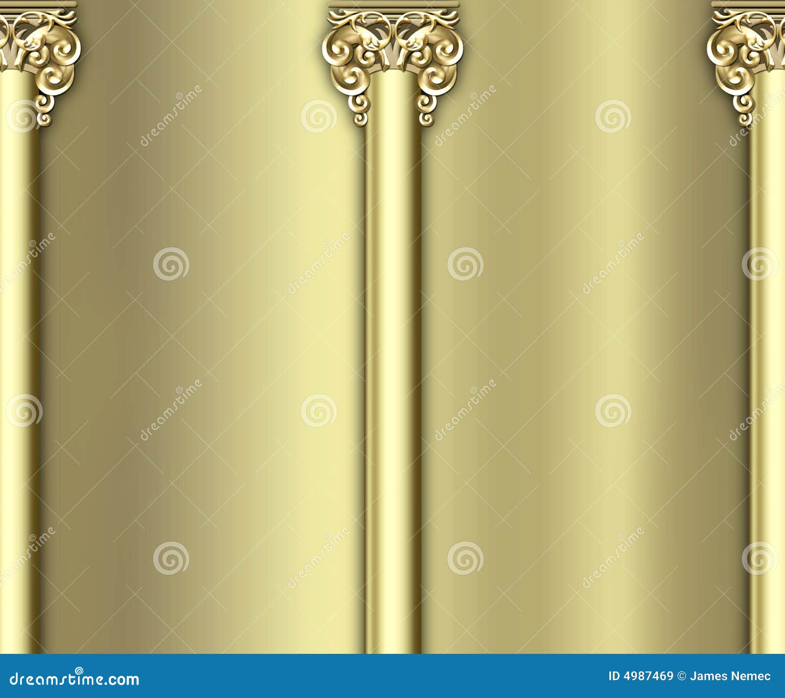 Ornate column background stock illustration. Illustration of antique ...