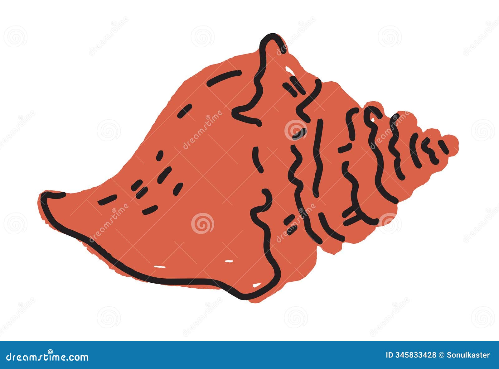 Ornate Conch Shells: Icons Of Religious Devotion Royalty-Free Stock ...