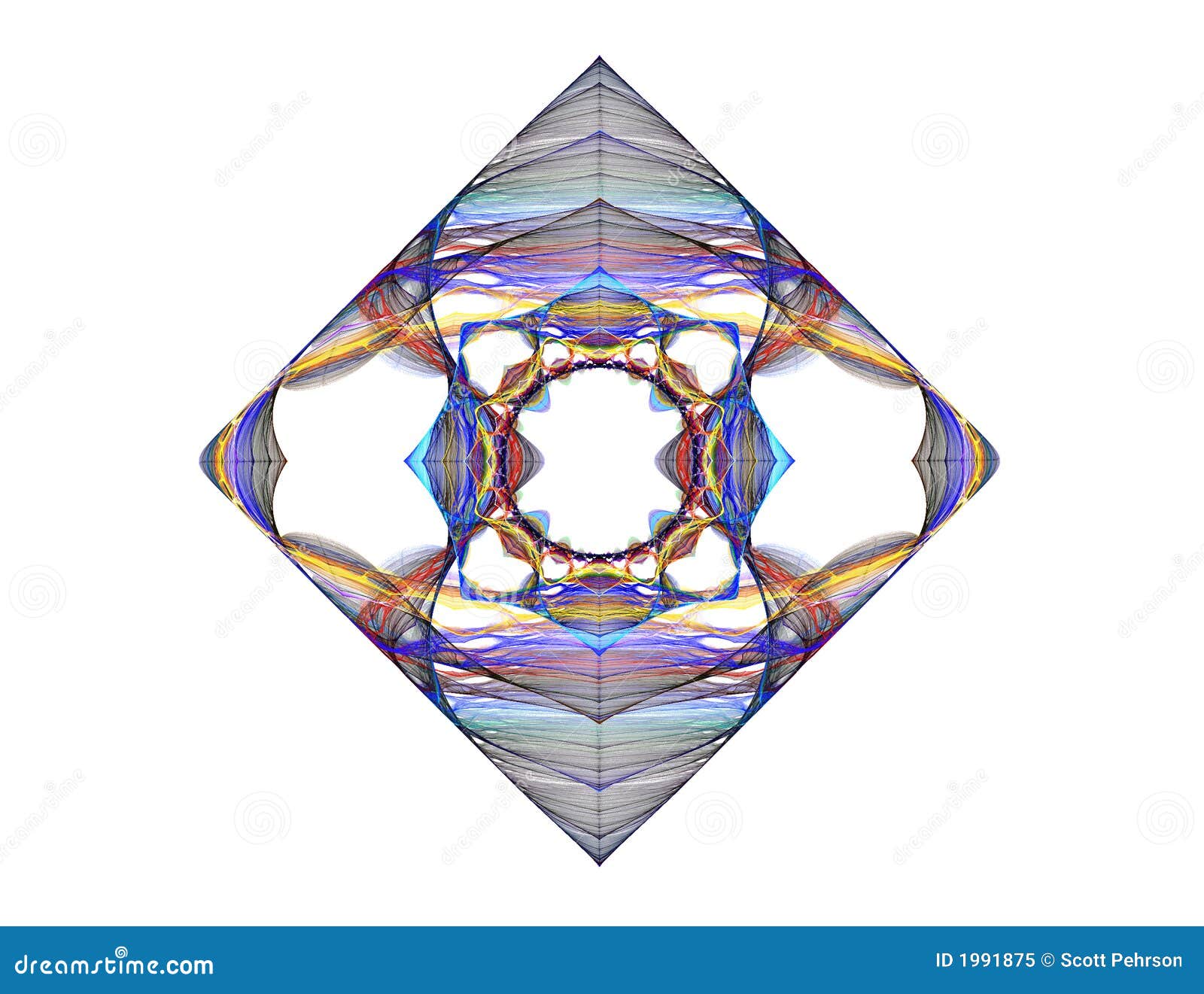 Ornate diamond pattern stock illustration. Illustration of blue - 1991875