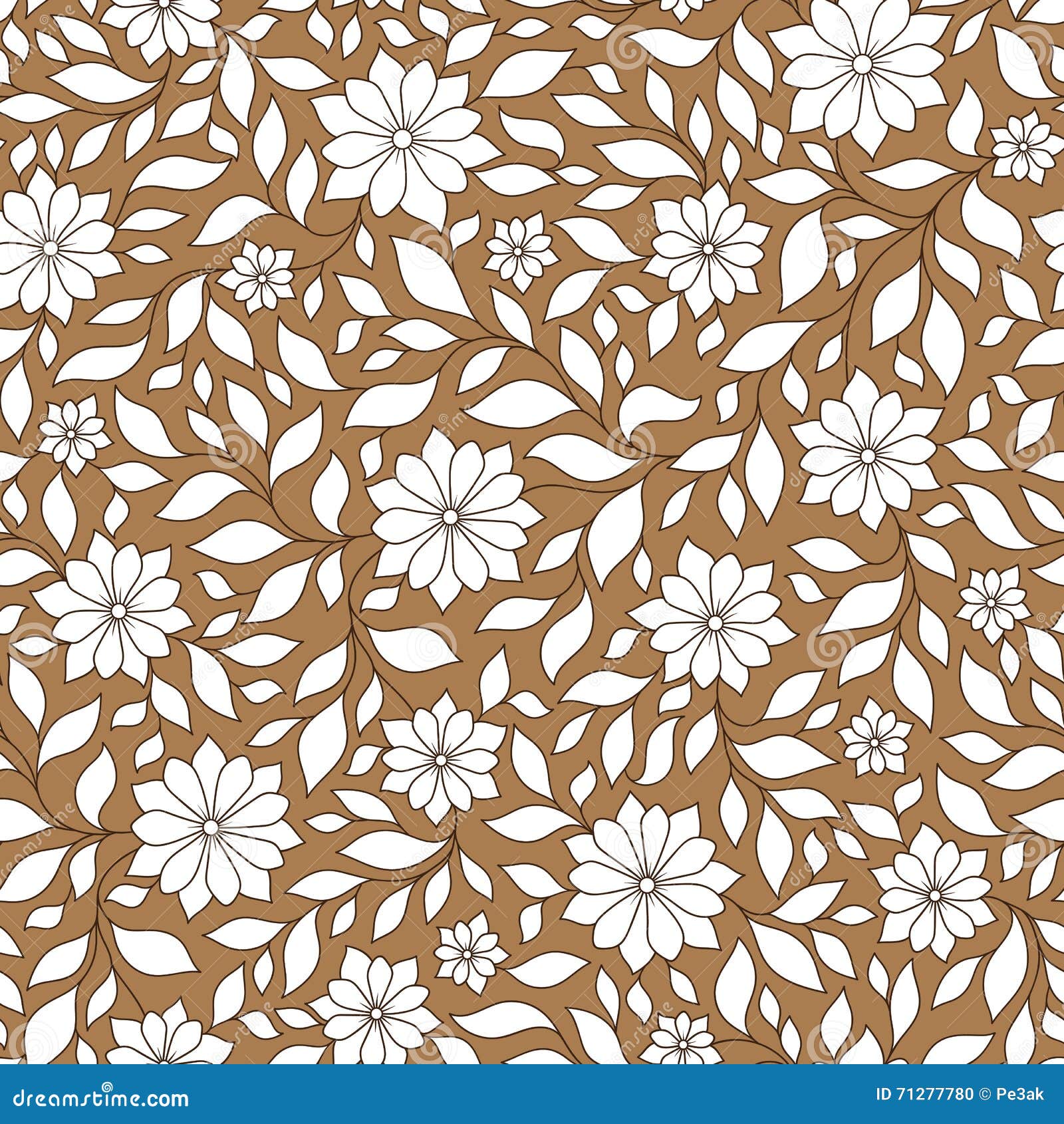 Ornate Floral Seamless Texture, Endless Pattern with Flowers. Stock ... Ornate Floral Seamless Texture, Endless Pattern with Flowers. Stock ...