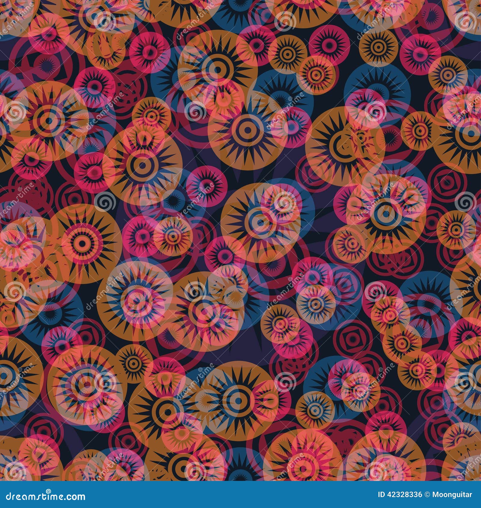 Ornate Flowers Seamless Pattern, Vector, Eps10 Stock Vector ...