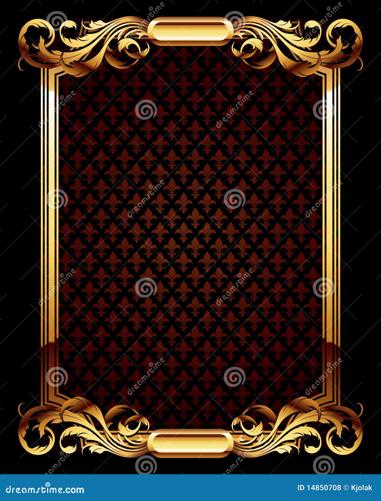 Ornate frame stock vector. Illustration of shape, banner - 14850708