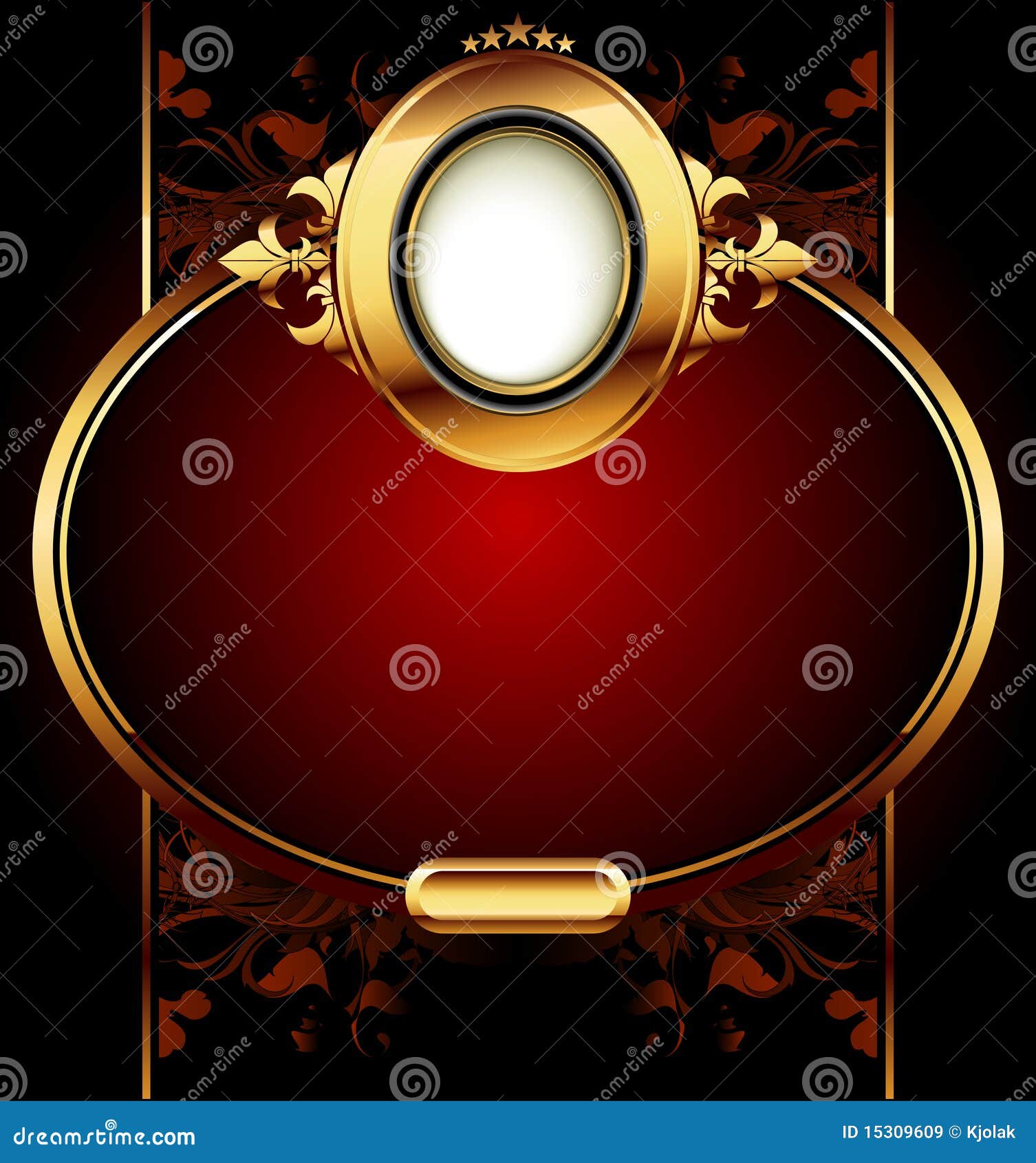 Ornate frame stock vector. Illustration of frame, banner - 15309609