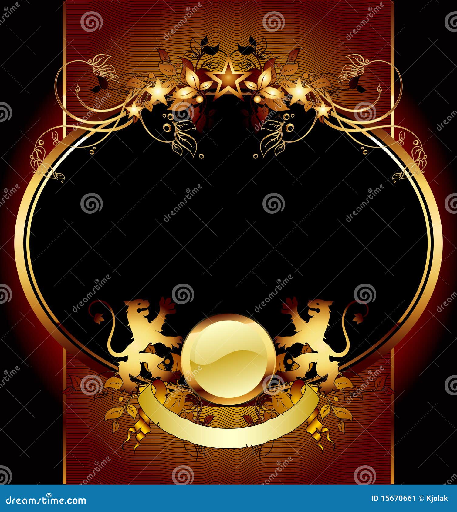 Ornate Frame Cartoon Vector | CartoonDealer.com #15670661