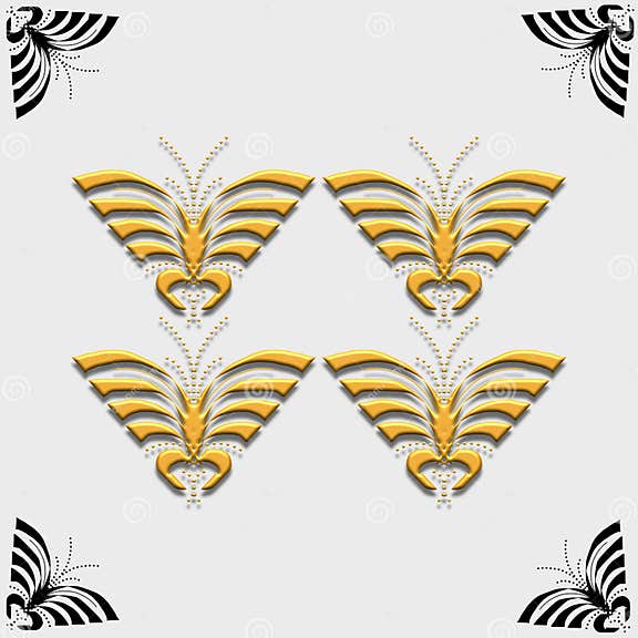 Ornate Frame, Corner and Can for Border in Shape Vector Illustration ...