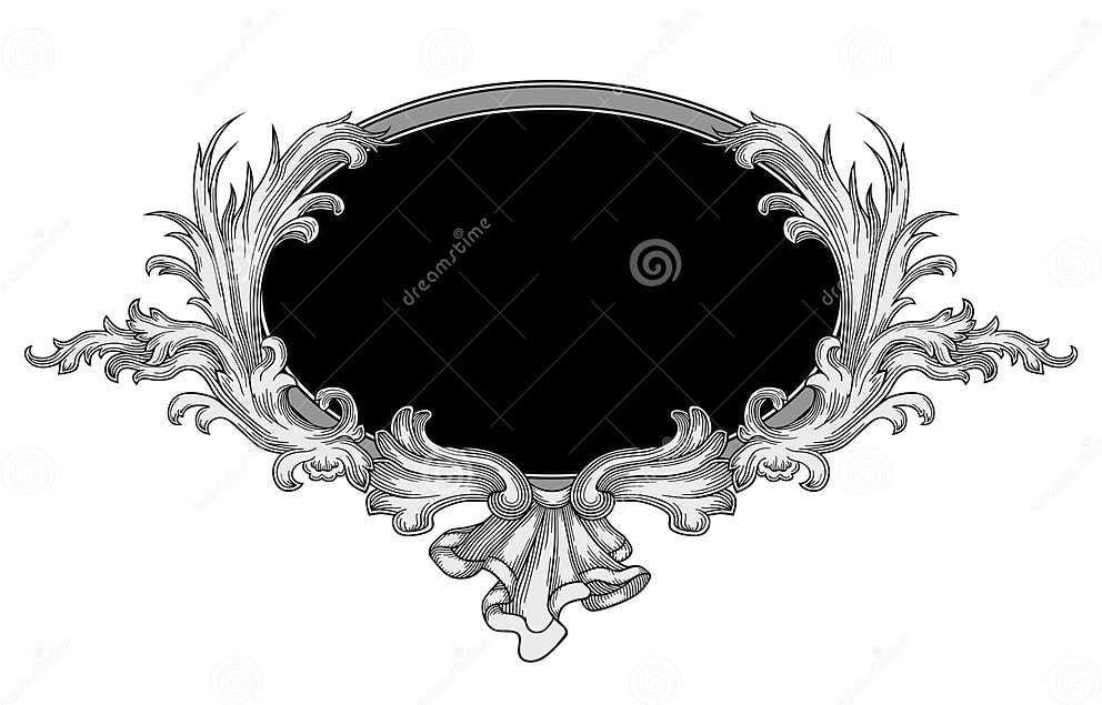 Ornate frame vector stock vector. Illustration of cartouche - 10200336