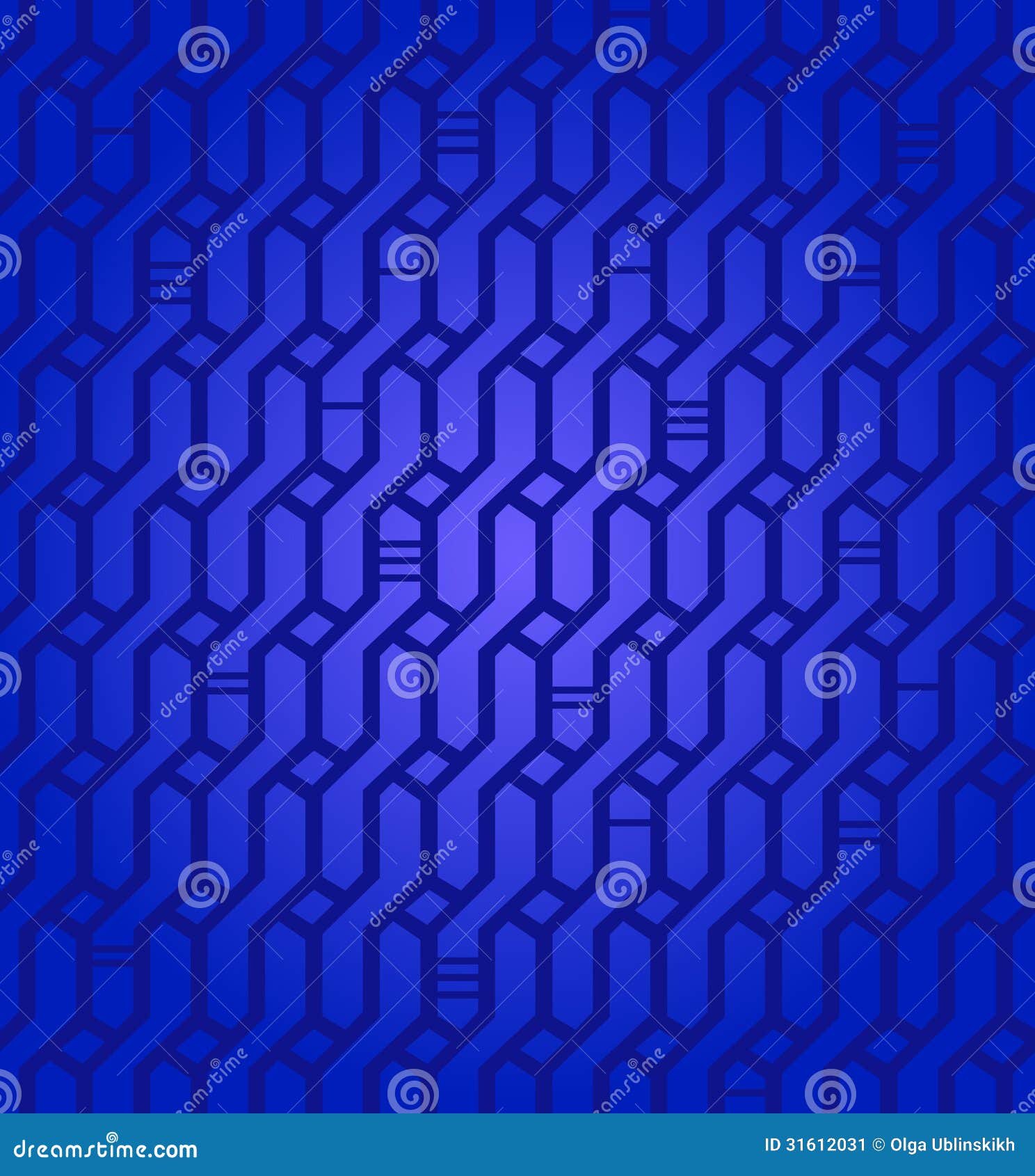 Ornate Geometric Deep Blue Pattern Network Seamless Background ...