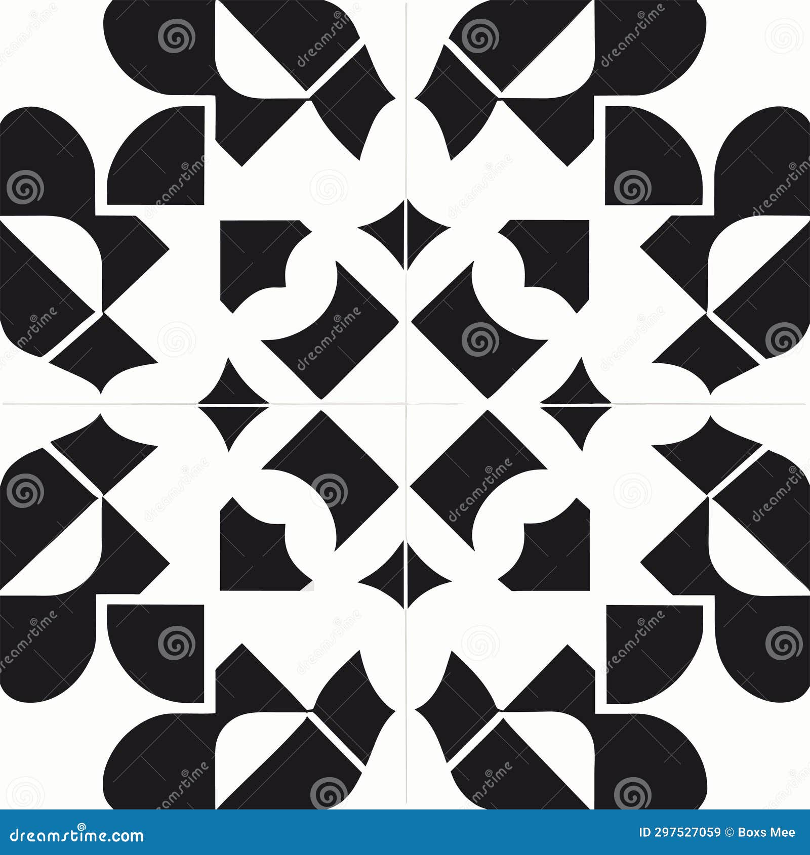 Ornate Geometric Pattern and Two-tone Abstract Background for Design AI ...