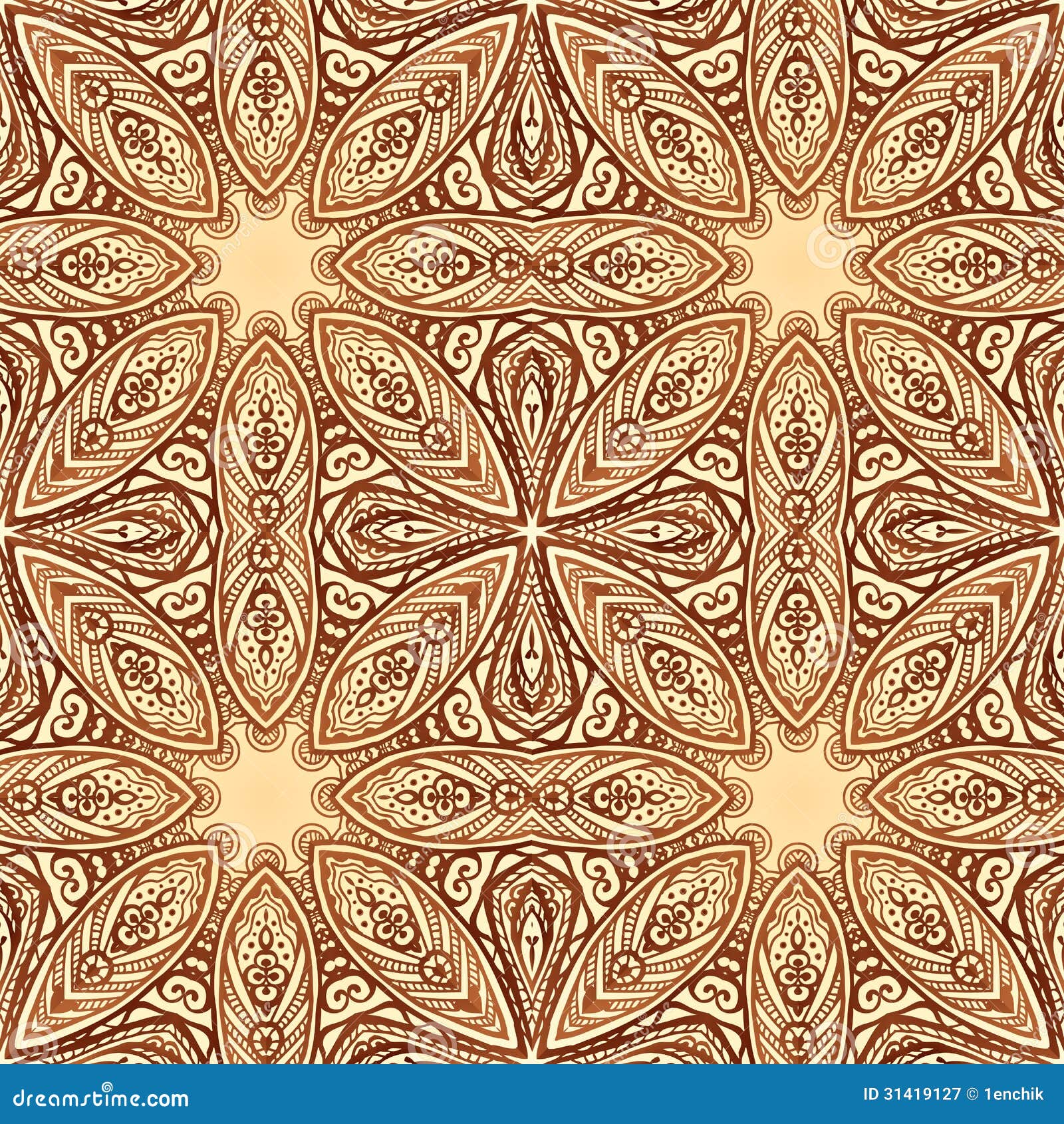 Ornate Geometric Vector Background in Arabic Style Stock Vector ...