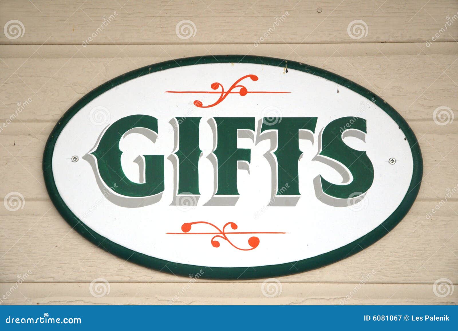 Ornate GIFT Sign stock image. Image of sign, ornate, white - 6081067