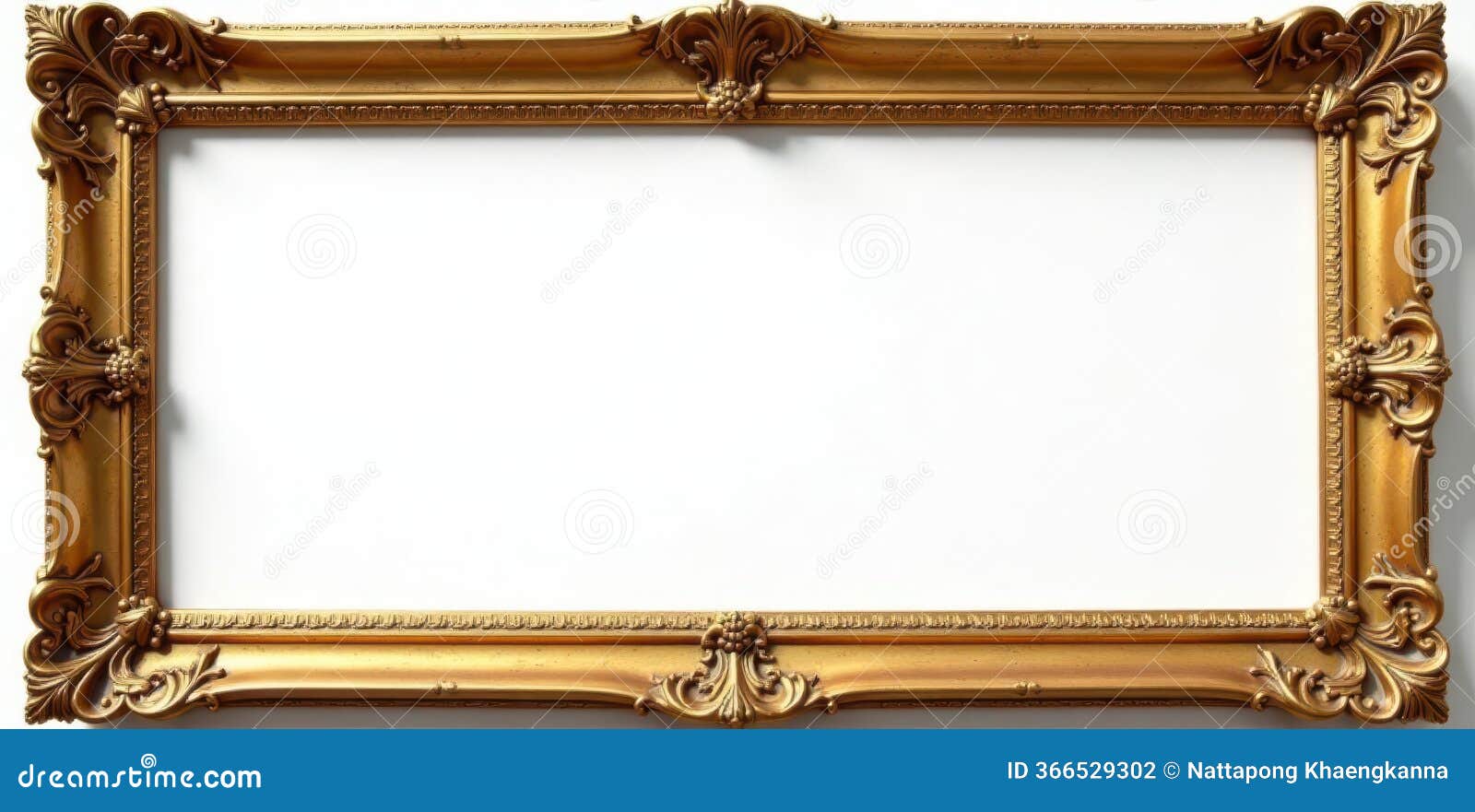 Oval Rectangular Frame With Wavy Edges. Cute Shape With Undulated ...