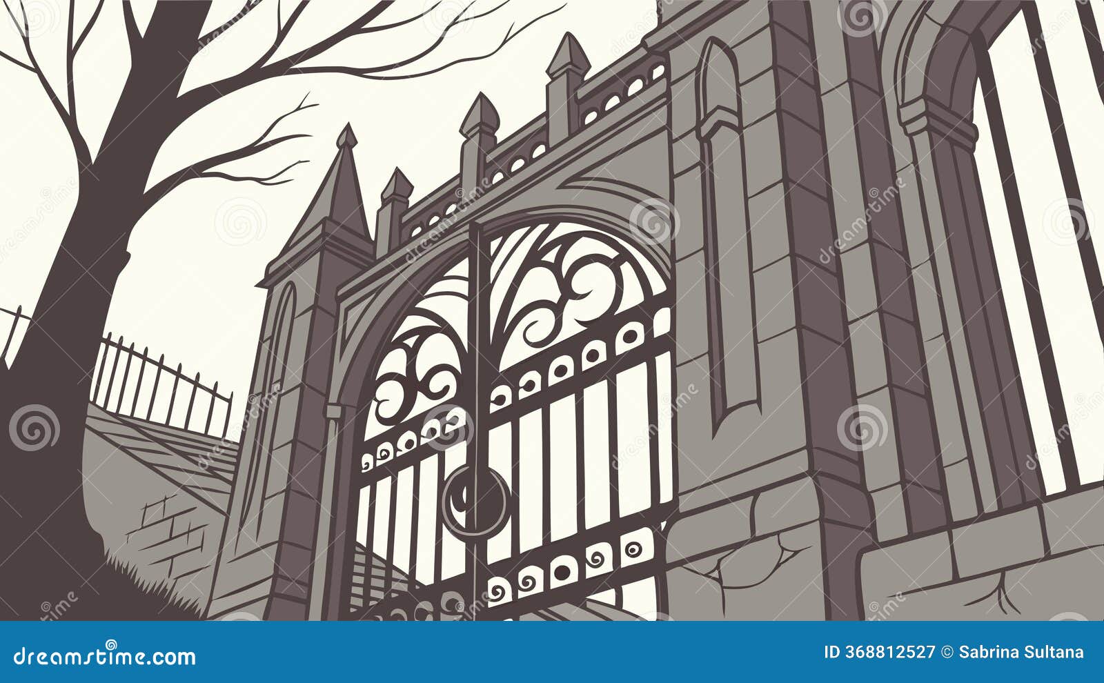 Ornate Gothic Stone Pinnacle With Intricate Details Against A Plain ...