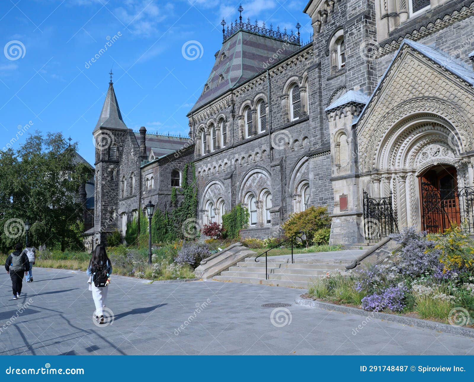 Ornate Gothic Style College Building Editorial Photography - Image of ...