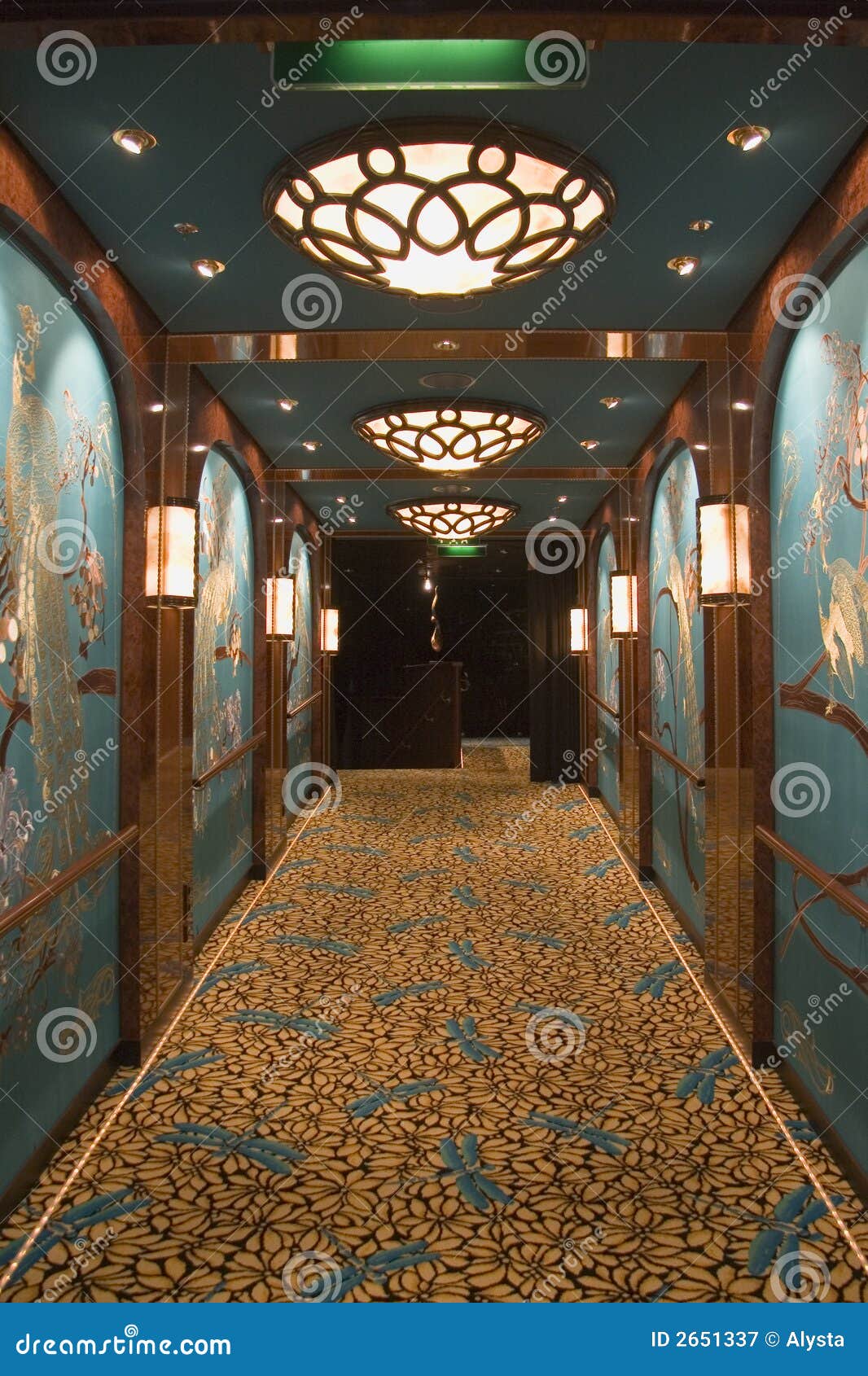 Ornate Hallway stock image. Image of pathway, hall, concept - 2651337