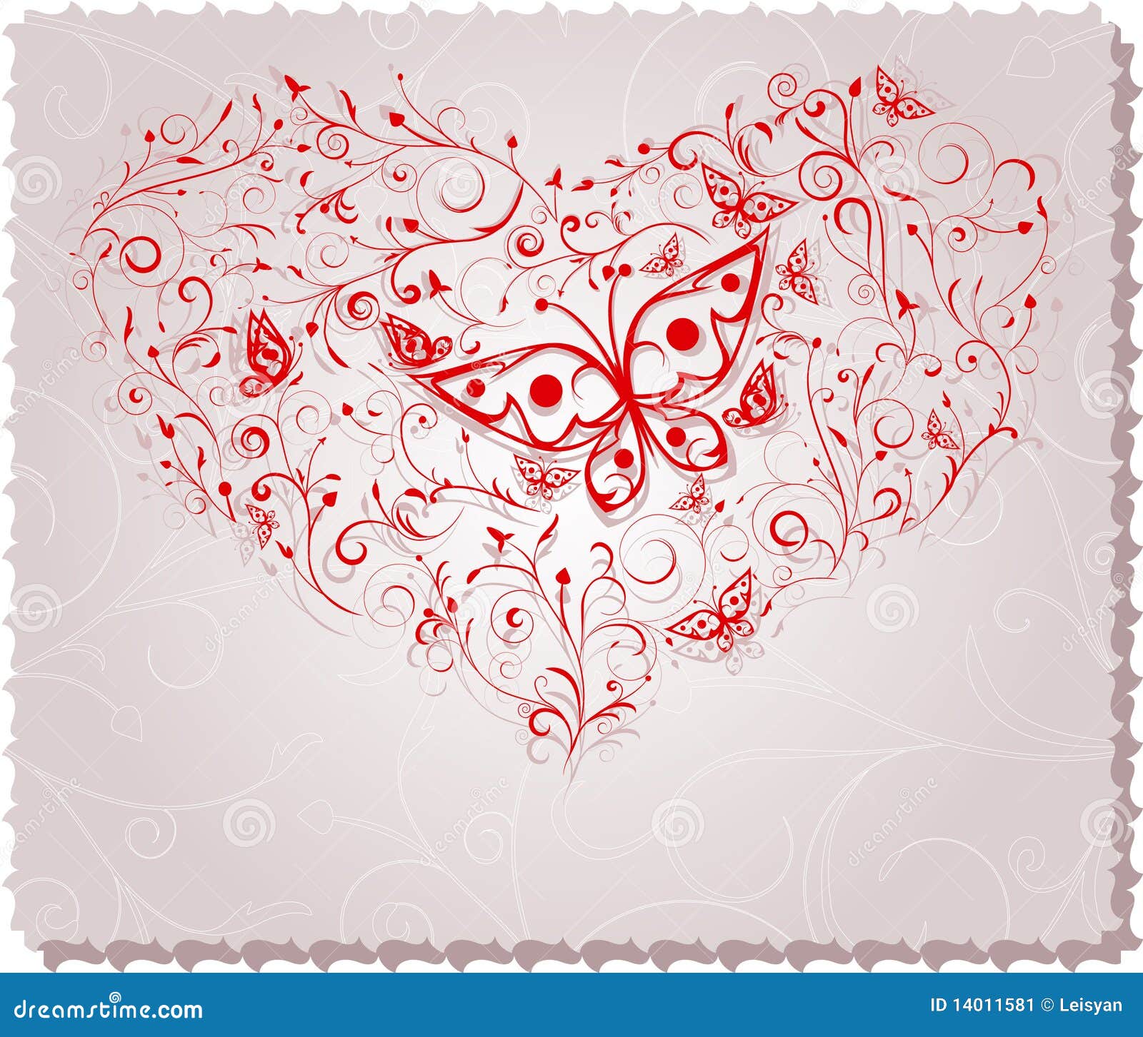 Ornate heart stock illustration. Illustration of floral - 14011581